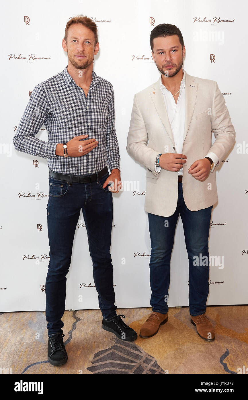 Parham Ramezani x Jenson Button - launch party held at the Shangri-La ...