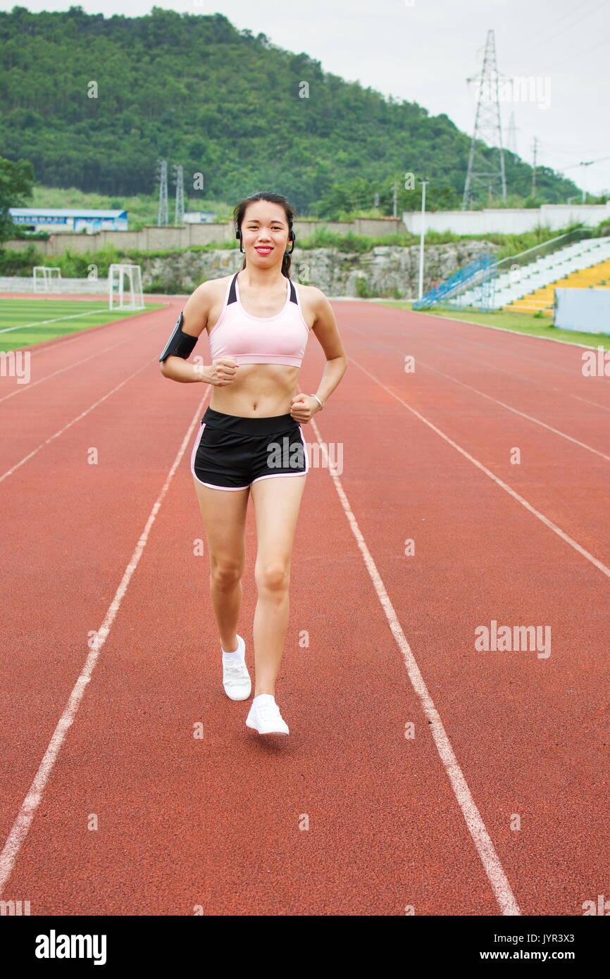 Running jogging fitness exercise training hi-res stock photography and ...