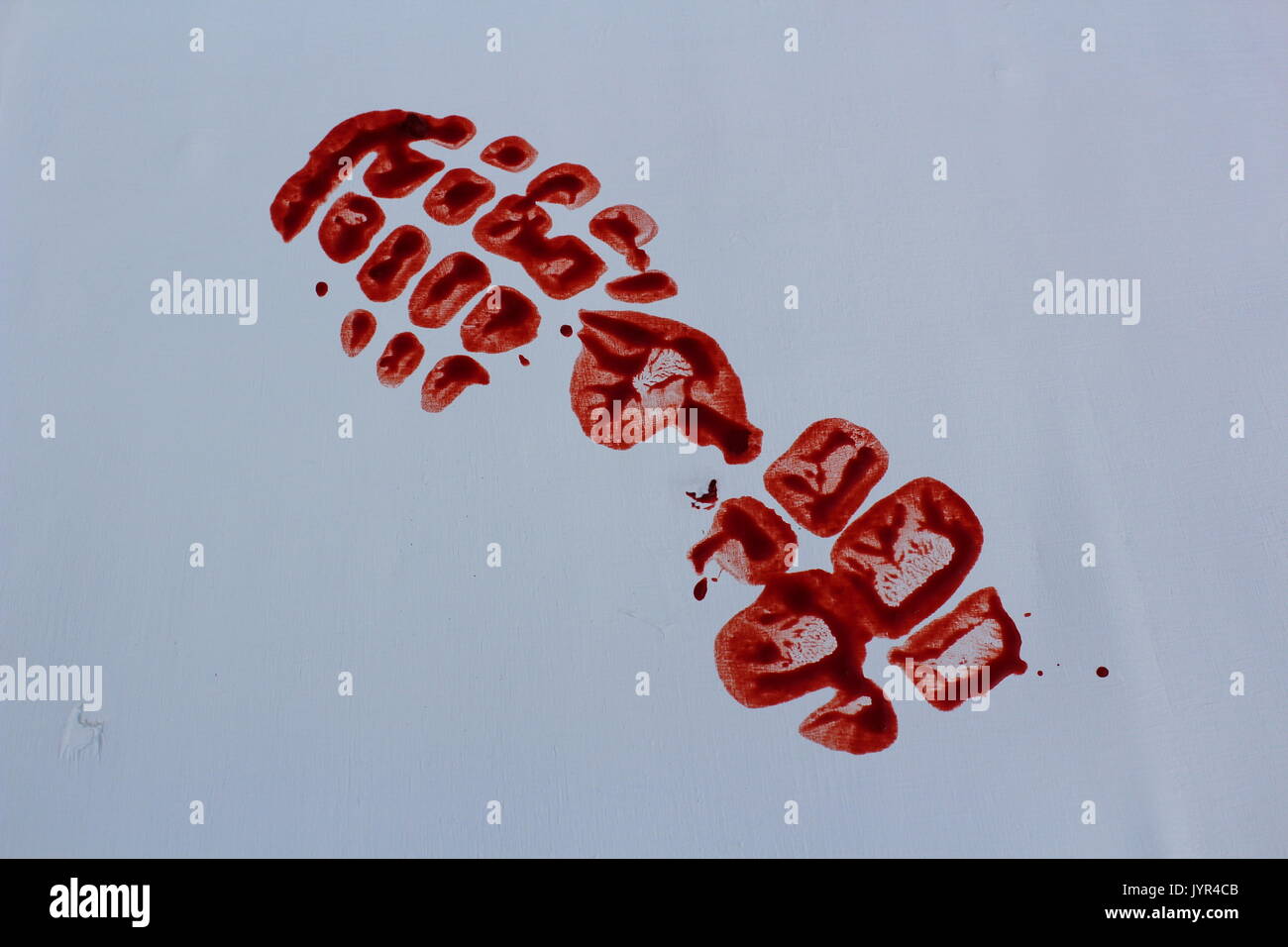 Shoe print crime scene hi-res stock photography and images - Alamy