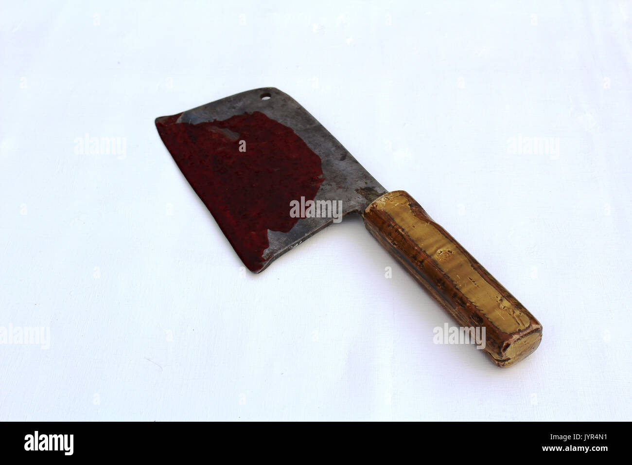 Bloody Meat Cleaver High Resolution Stock Photography and Images - Alamy