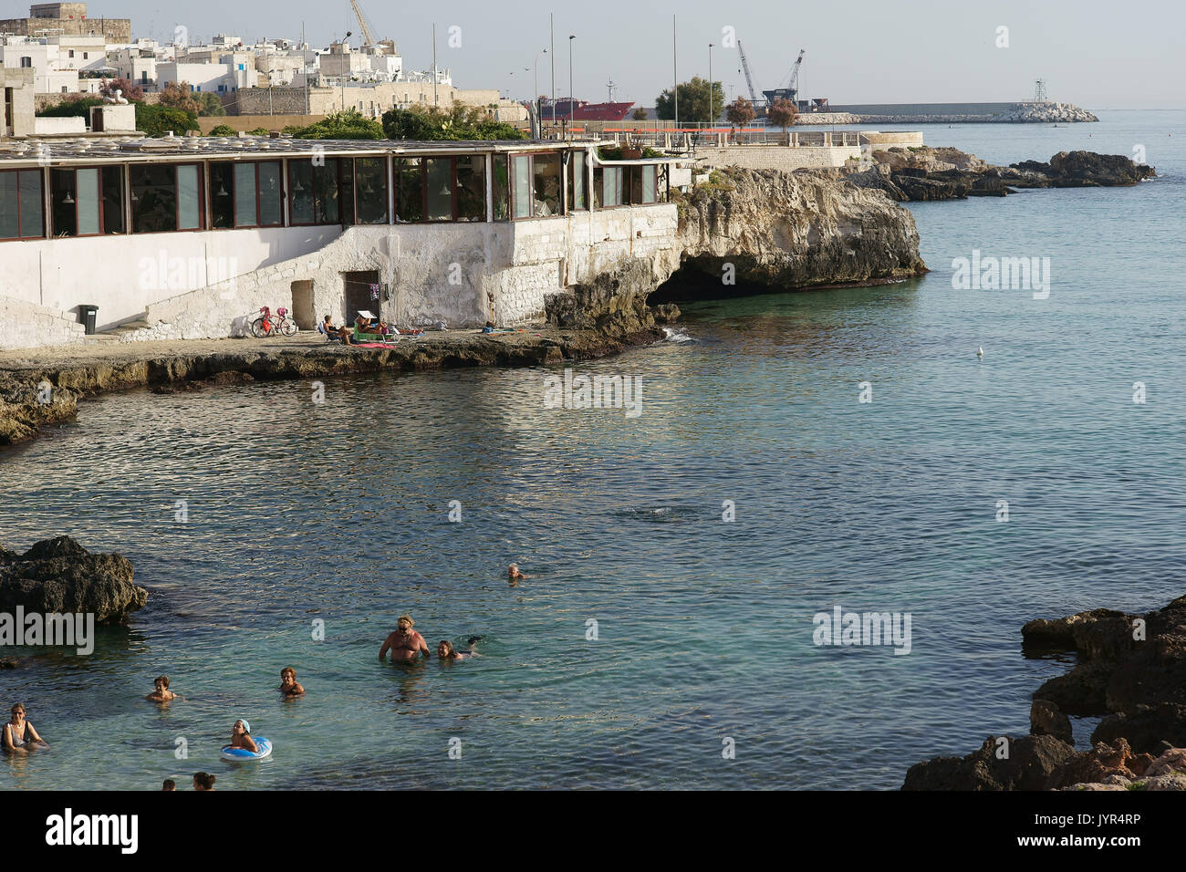 Cala porto bianco - Monopoli, apulia, italy Stock Photo - Alamy
