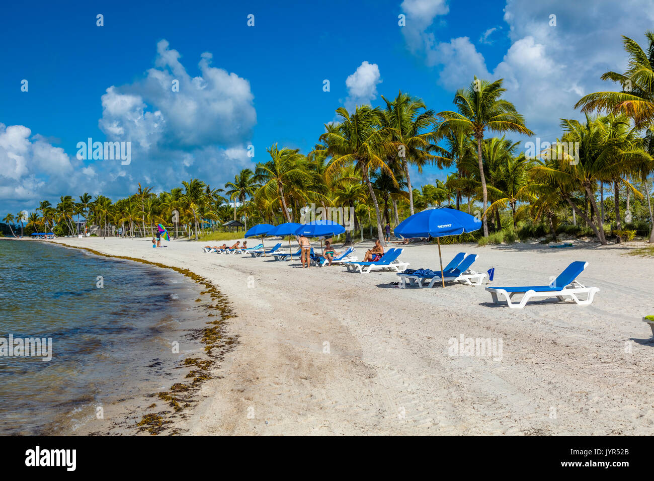 Smathers Beach on the Atlantic Ocean in Key West Florida Stock Photo ...