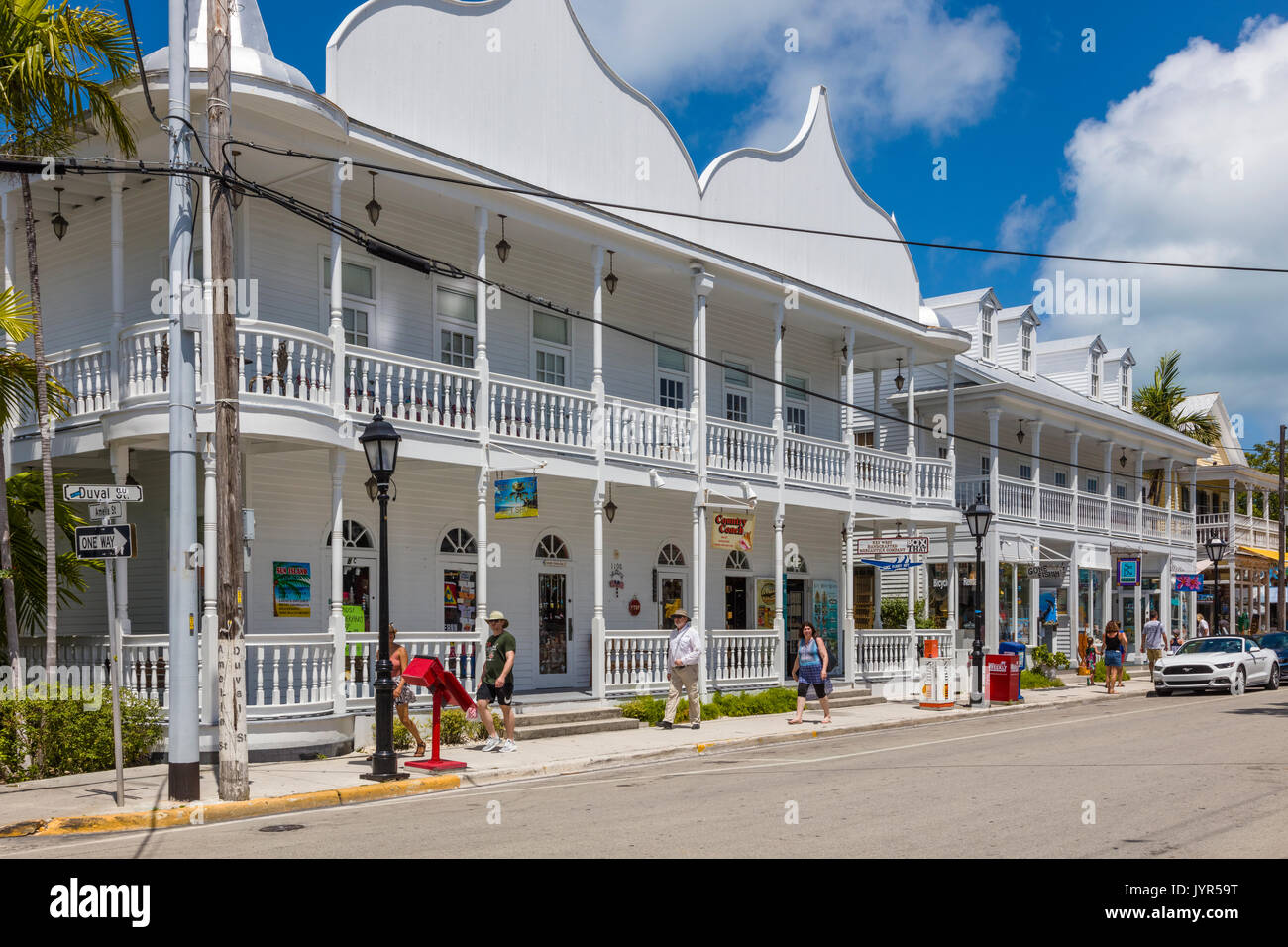 Duval Street in Key West Florida Stock Photo - Alamy