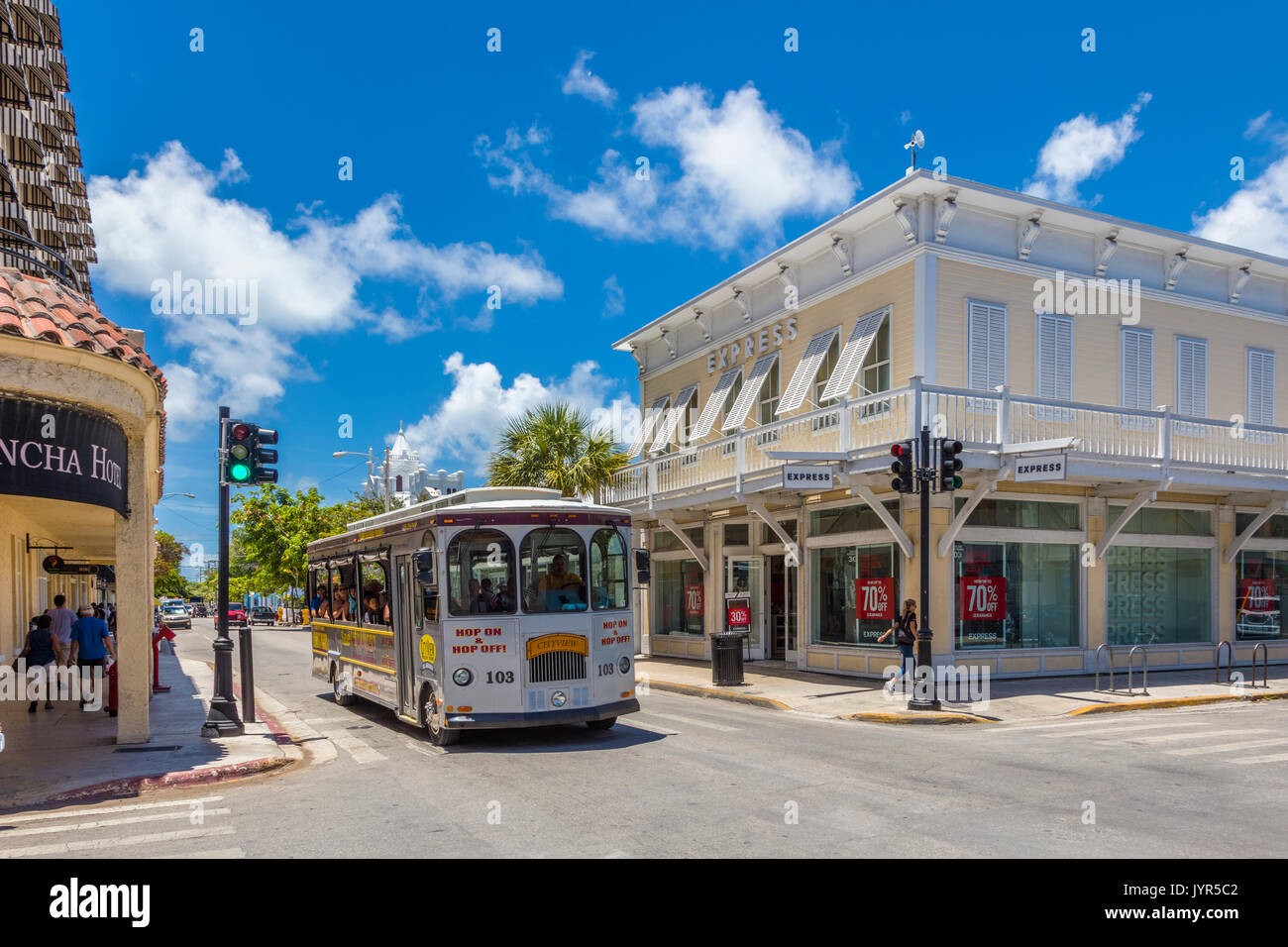 Duval Street in Key West Florida Stock Photo - Alamy