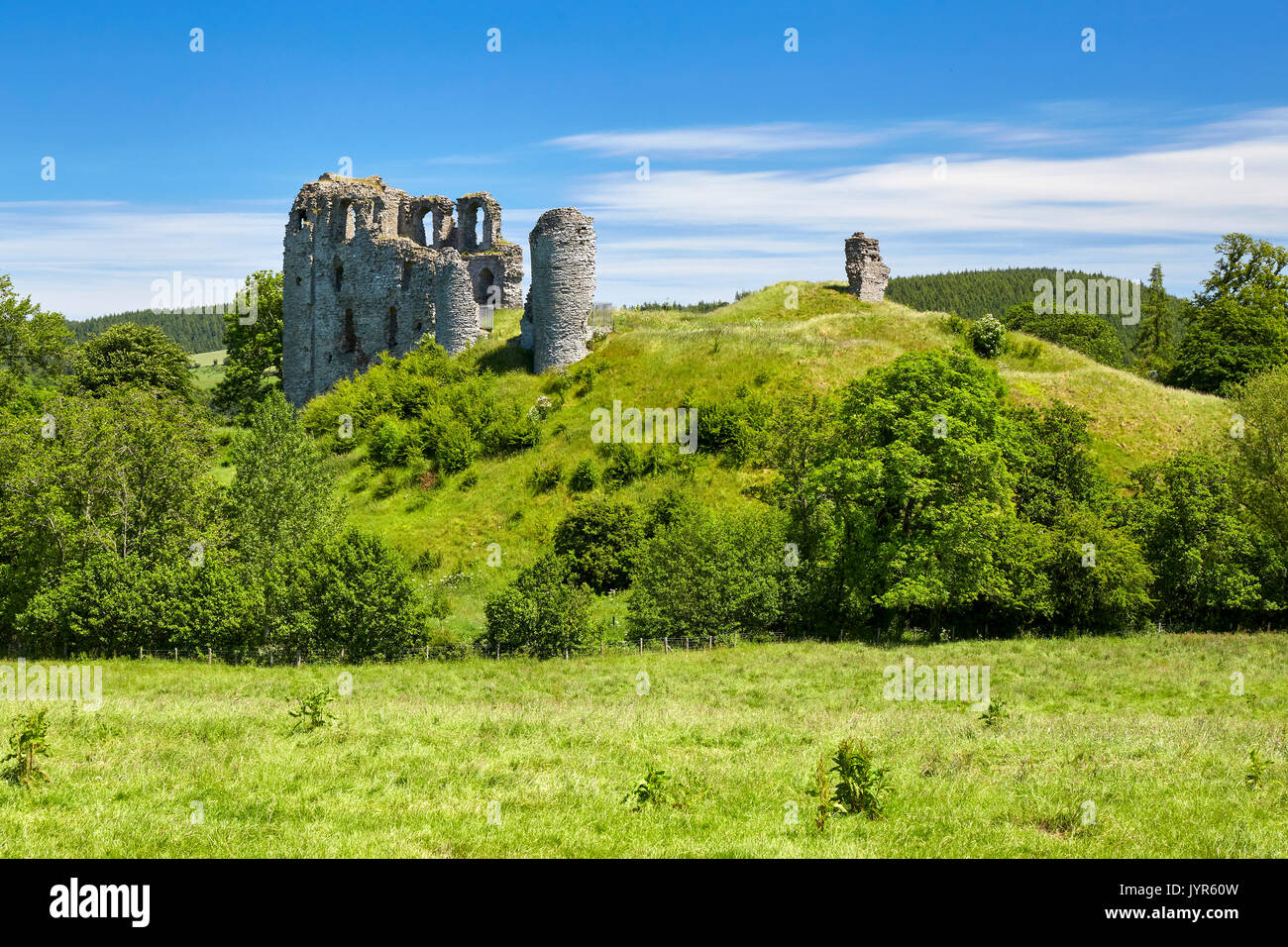 Clun Castle High Resolution Stock Photography and Images - Alamy
