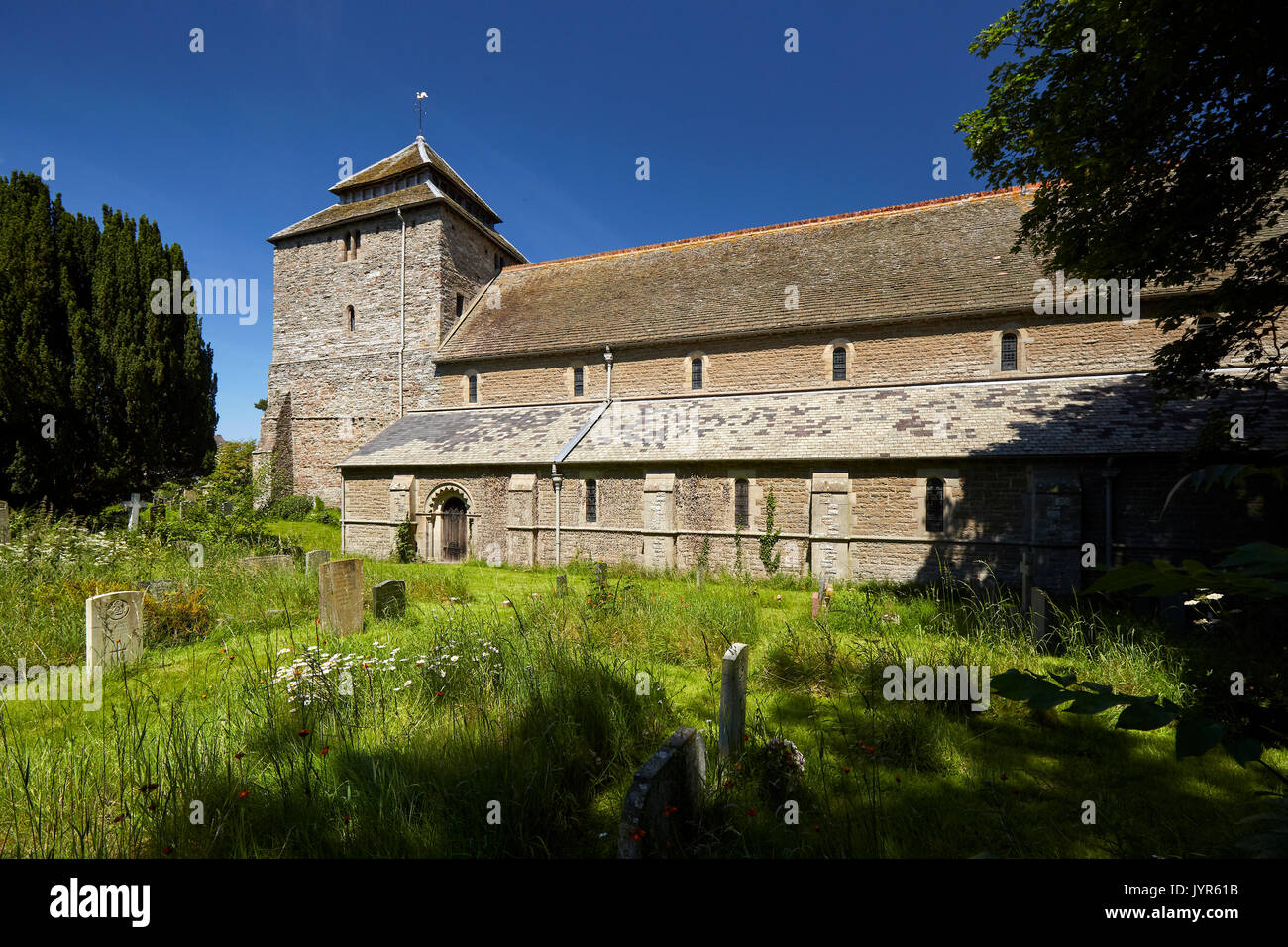 St Georges Church Clun Shropshire West Midlands England UK Stock Photo ...