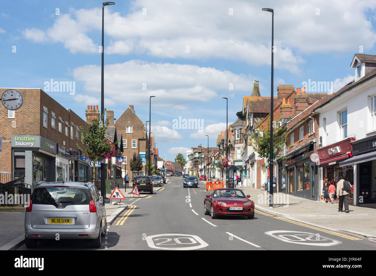 High Street, Uckfield, East Sussex, England, United Kingdom Stock Photo ...