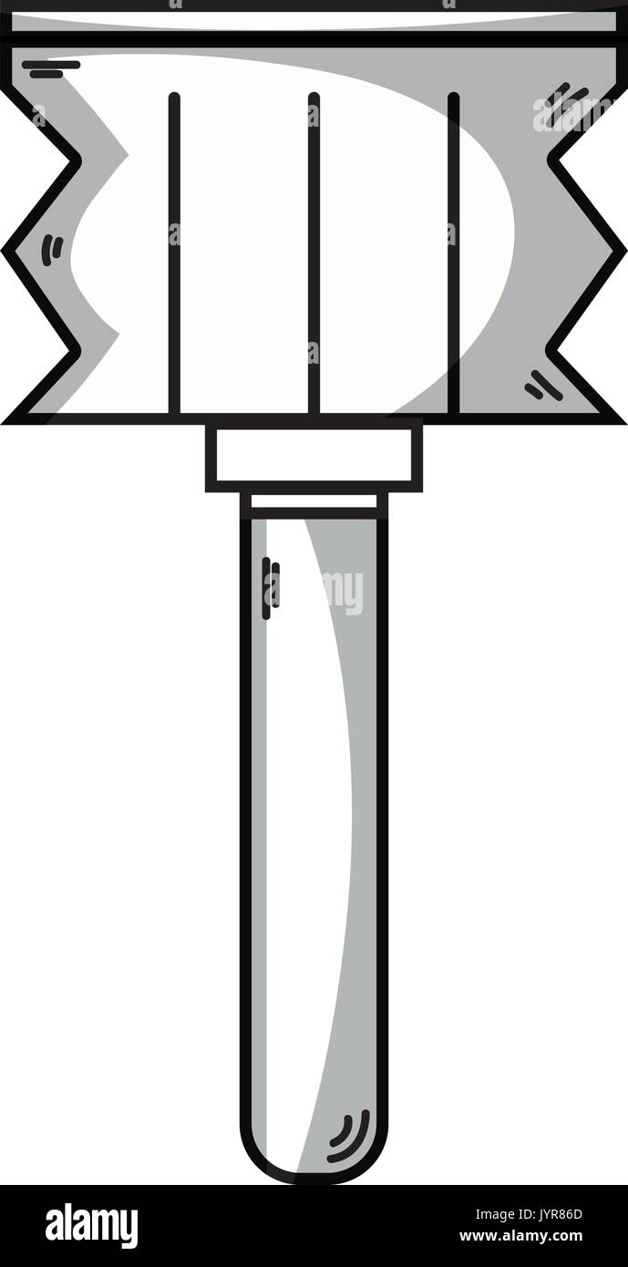 line meat mallet kitchen utensil that used to cook Stock Vector Image ...