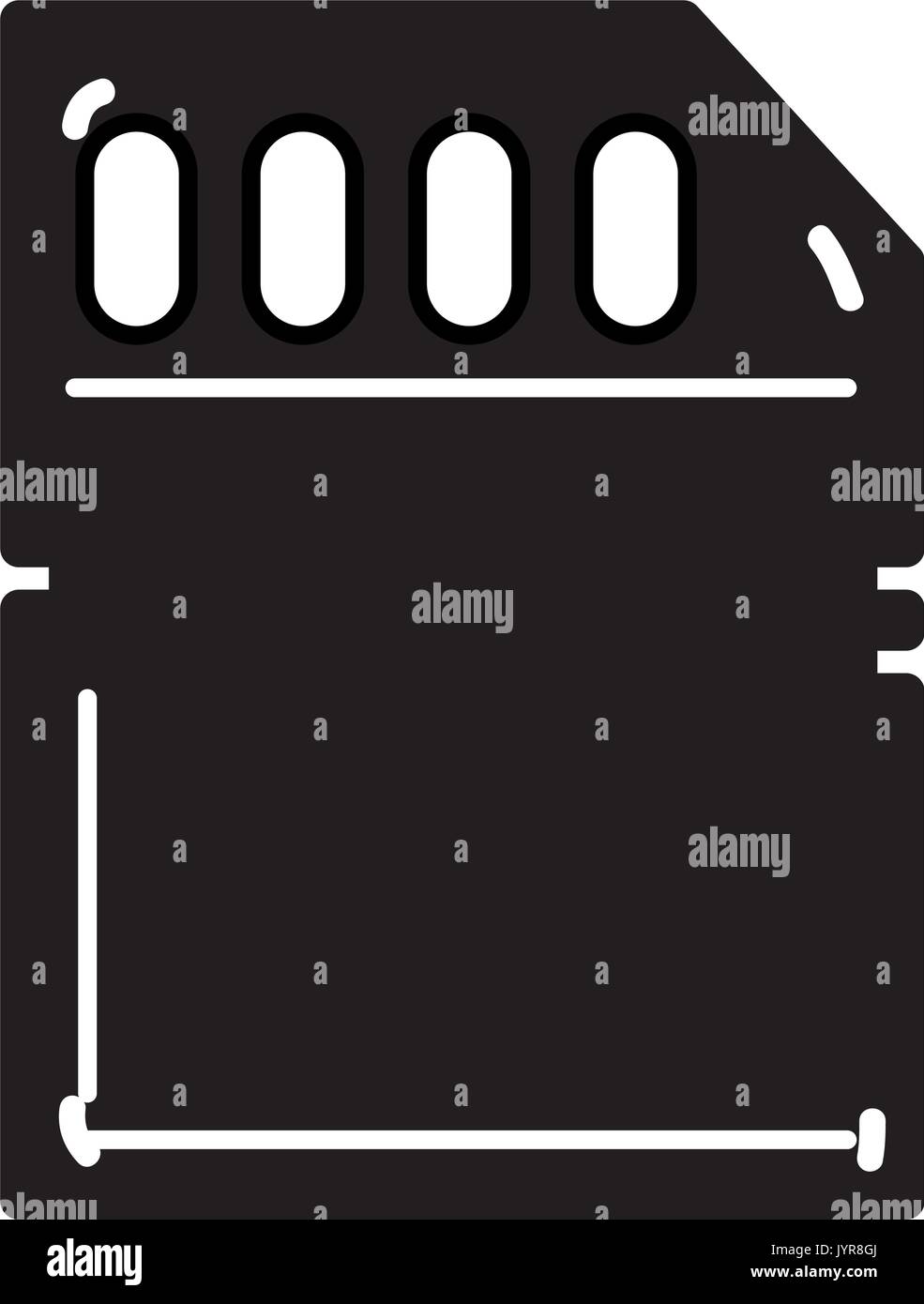 contour technology micro sd data memory Stock Vector Image & Art - Alamy