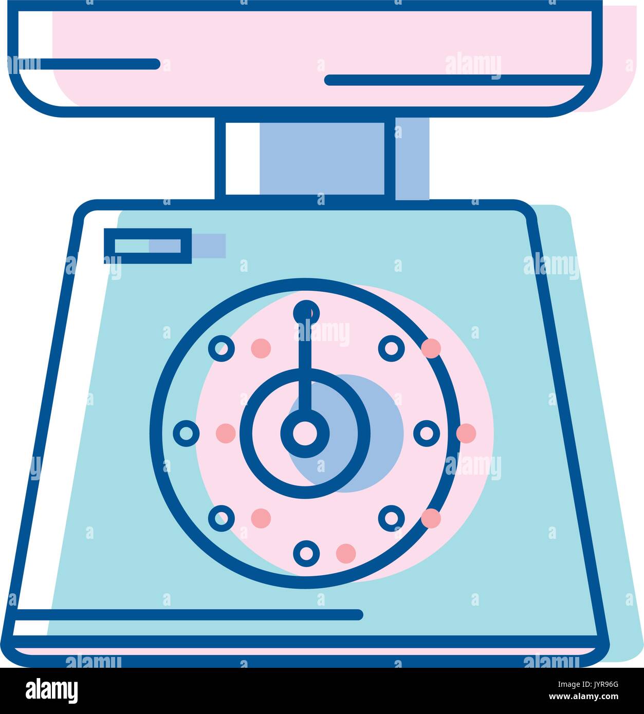 scale weight machine kitchen utensil Stock Vector Image & Art - Alamy