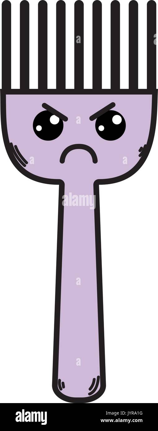 kawaii cute angry kitchen utensil Stock Vector Image & Art - Alamy