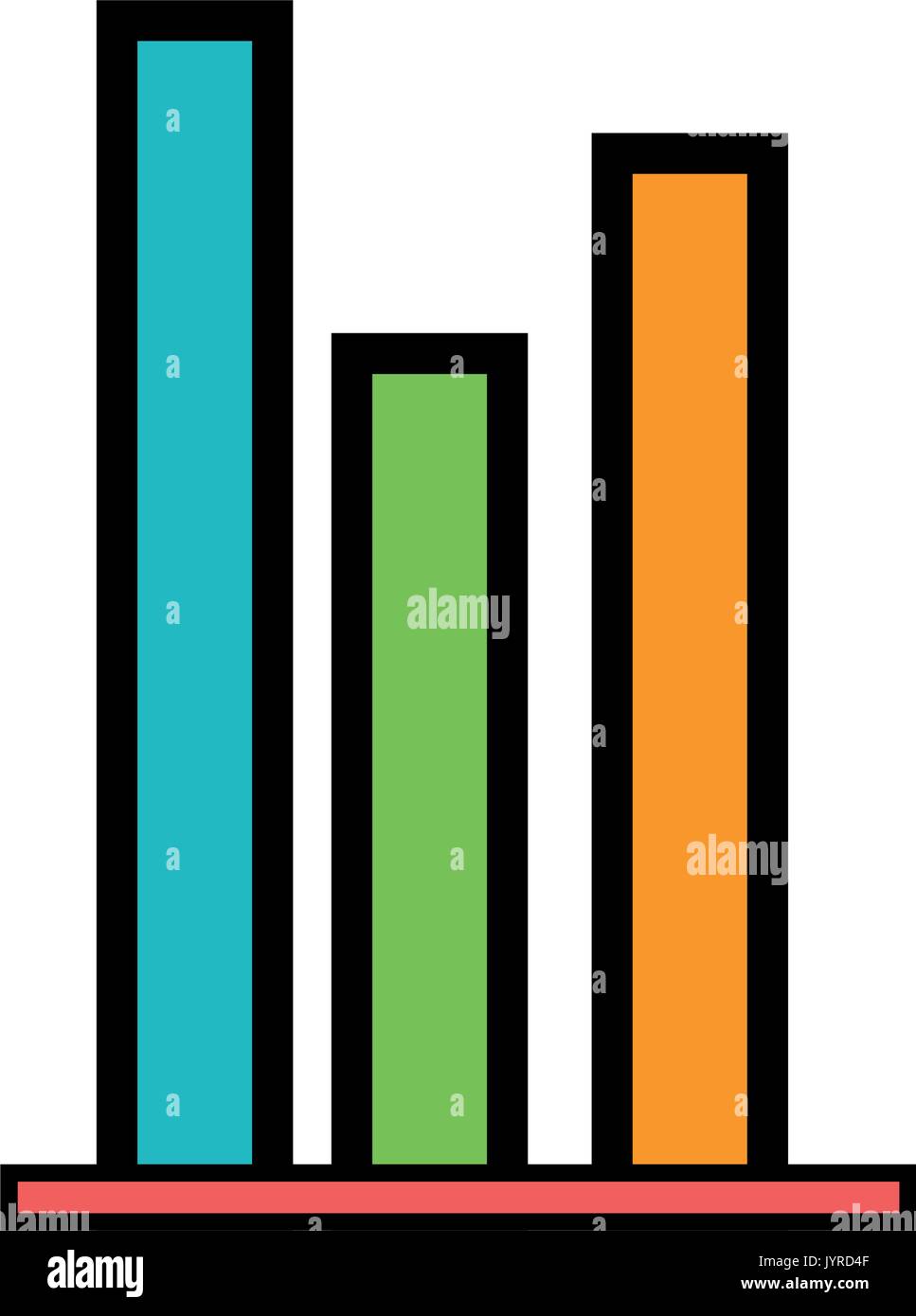 statistics bar diagram to business information Stock Vector Image & Art ...