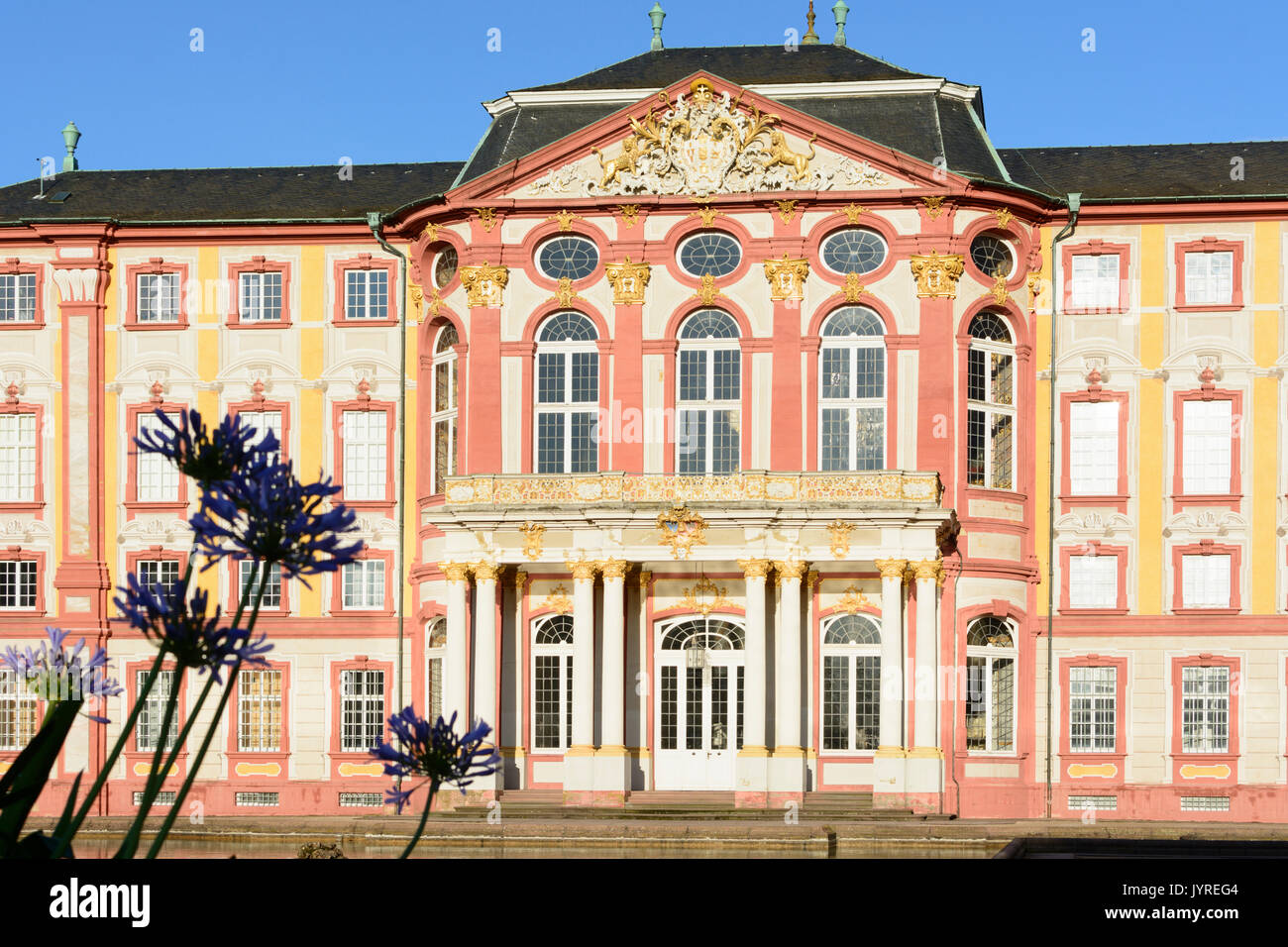 Schloss castle, Bruchsal, Kraichgau-Stromberg, Baden-Württemberg ...
