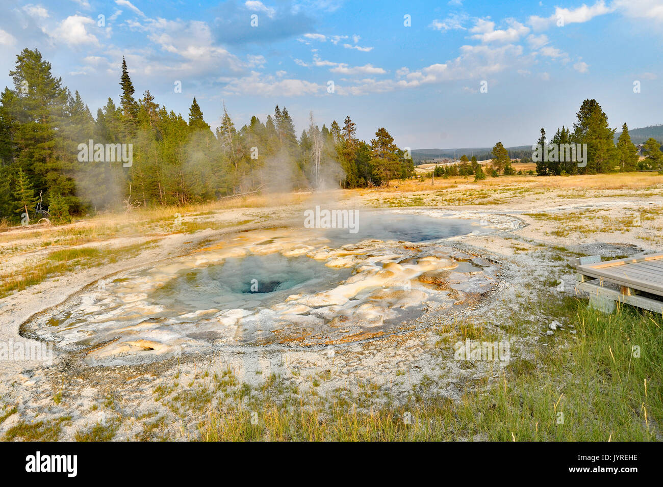 Geysers of Yellowstone Stock Photo - Alamy