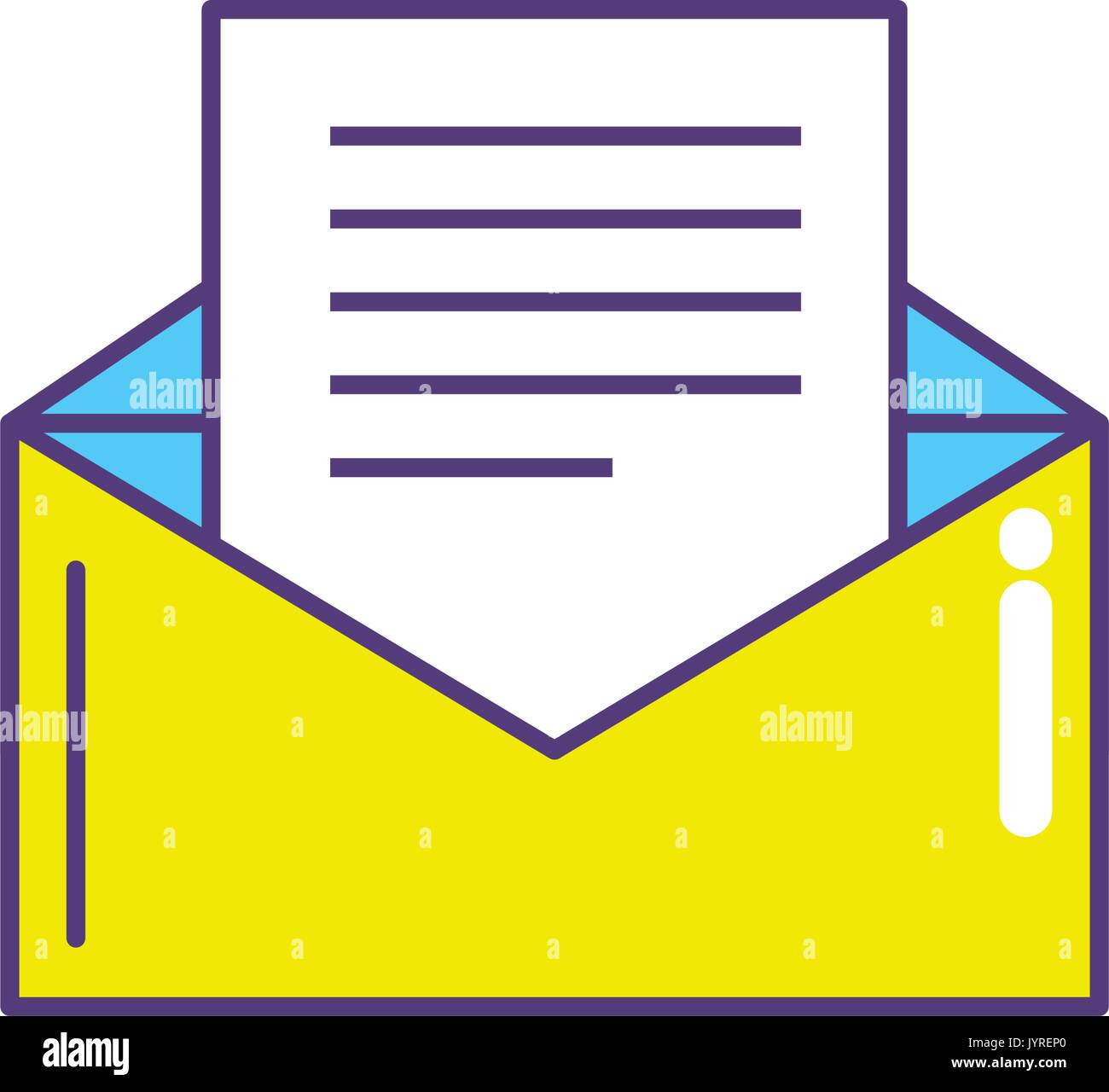 card letter with important message information Stock Vector Image & Art ...