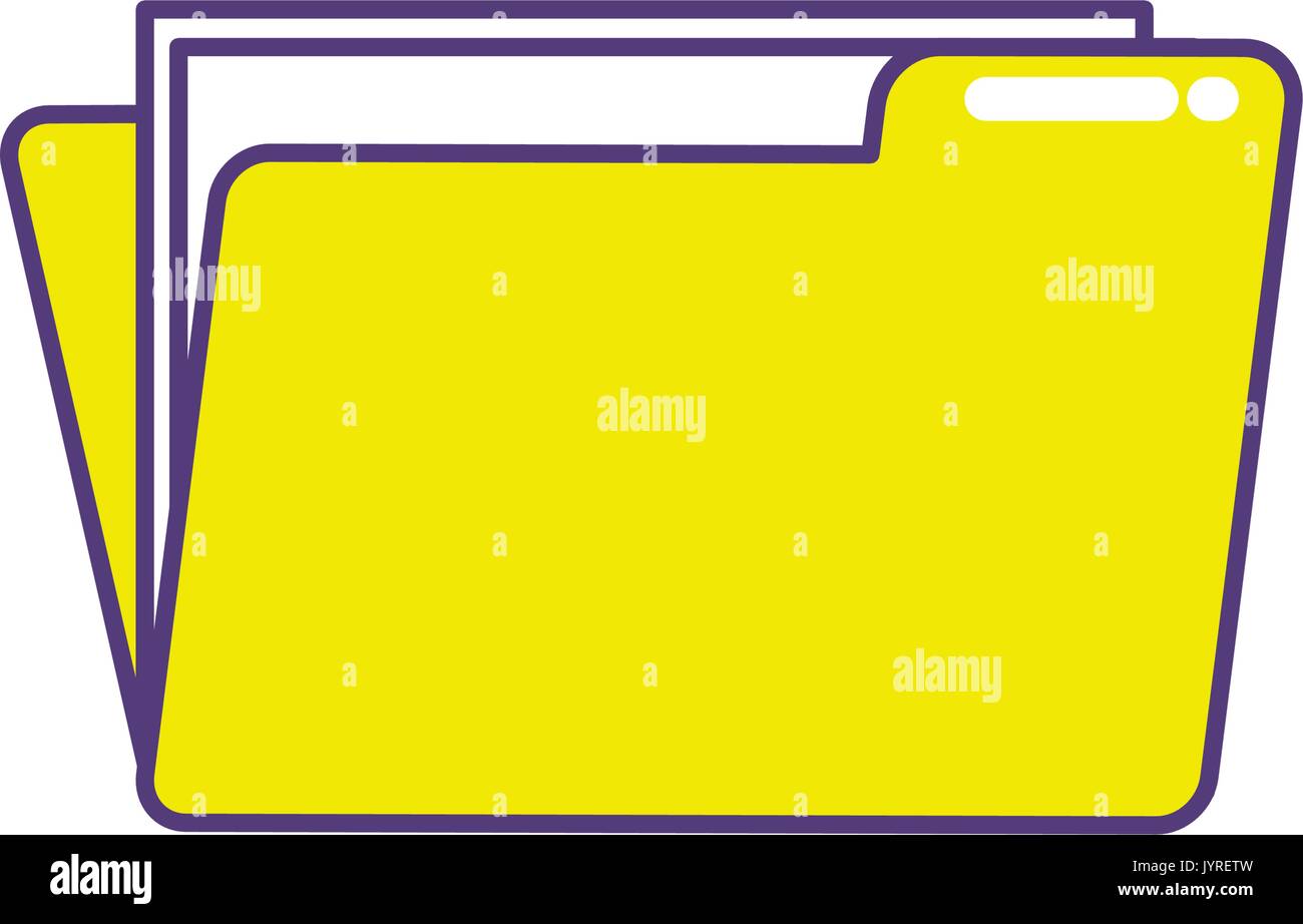 folder file with important business documents Stock Vector Image & Art ...