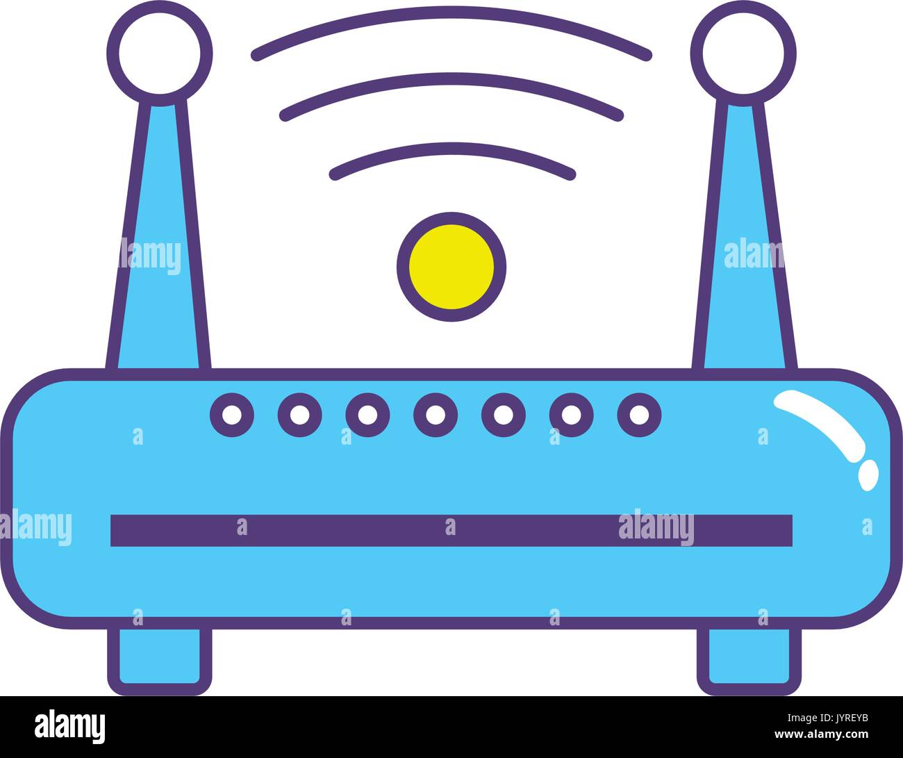 router wifi connection network technology Stock Vector Image & Art - Alamy