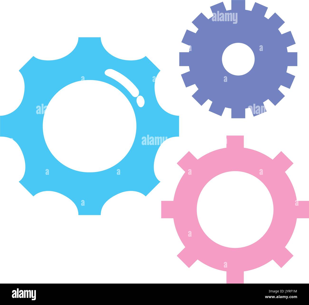 gears engineering industry process technology Stock Vector Image & Art ...