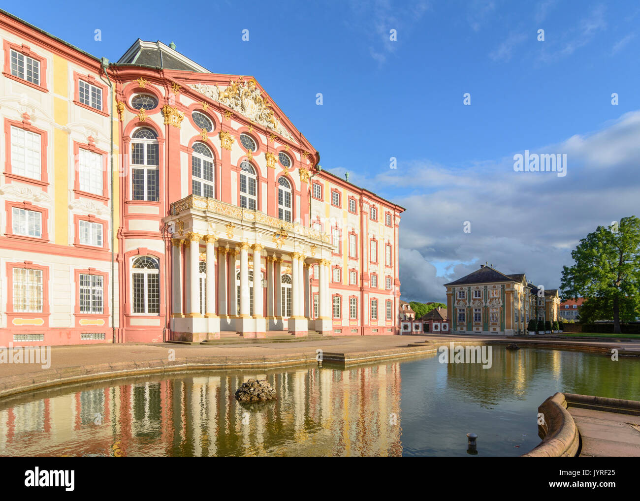 Schloss castle, Bruchsal, Kraichgau-Stromberg, Baden-Württemberg ...