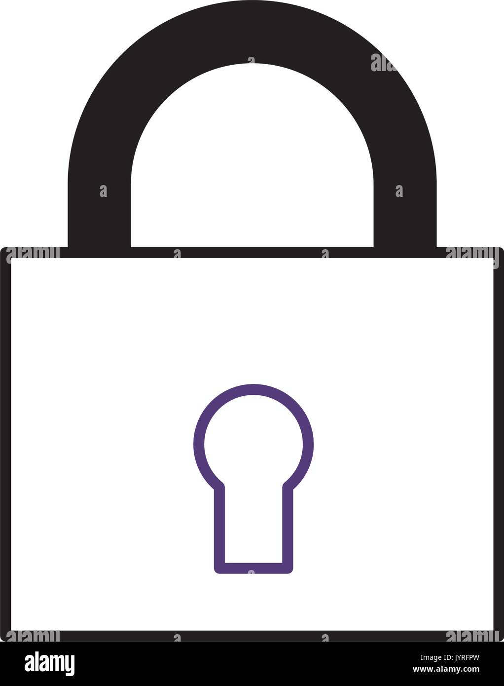 line packlock tool that protect importans elements Stock Vector Image ...