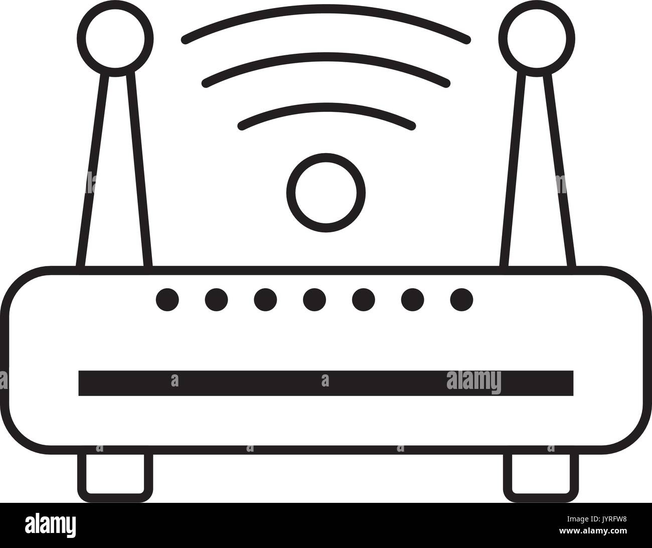line router wifi connection network technology Stock Vector Image & Art ...