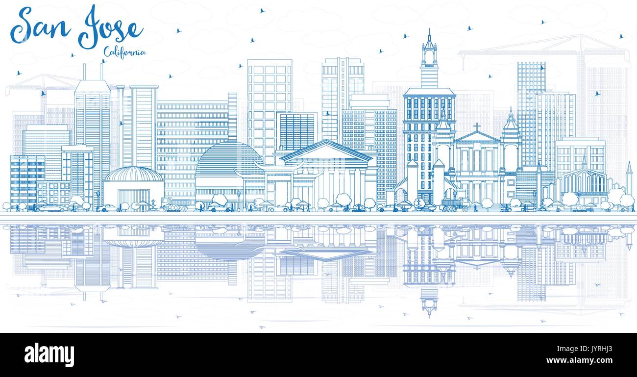 Downtown san jose skyline hi-res stock photography and images - Alamy