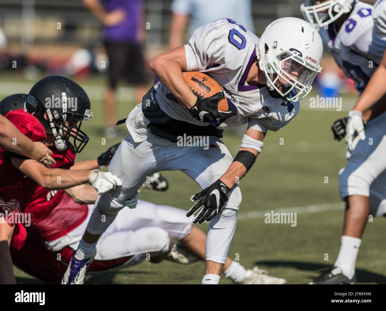 Football action with Shasta at Foothill High School in Palo Cedro ...