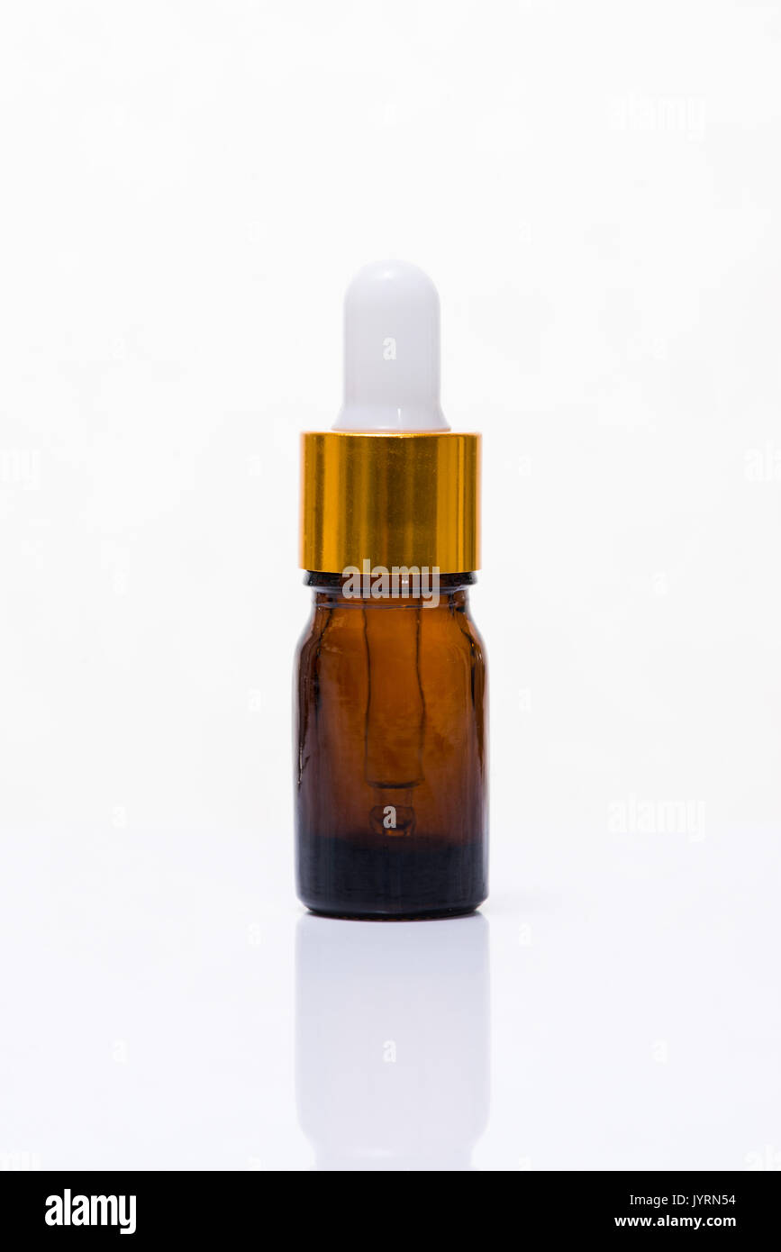Cosmetics, Moisturizer, Serum Bottle isolated on white Stock Photo - Alamy