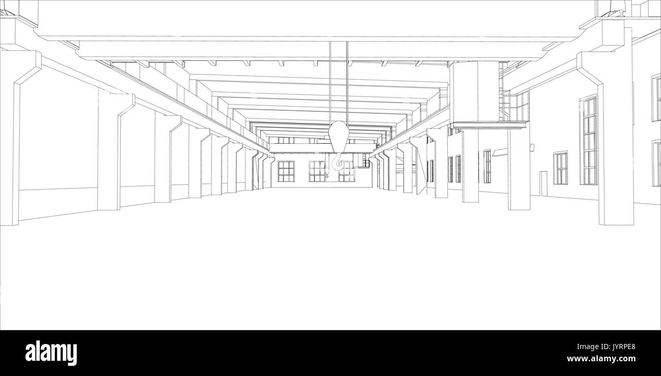 Industrial buildings. Vector Stock Vector Image & Art - Alamy