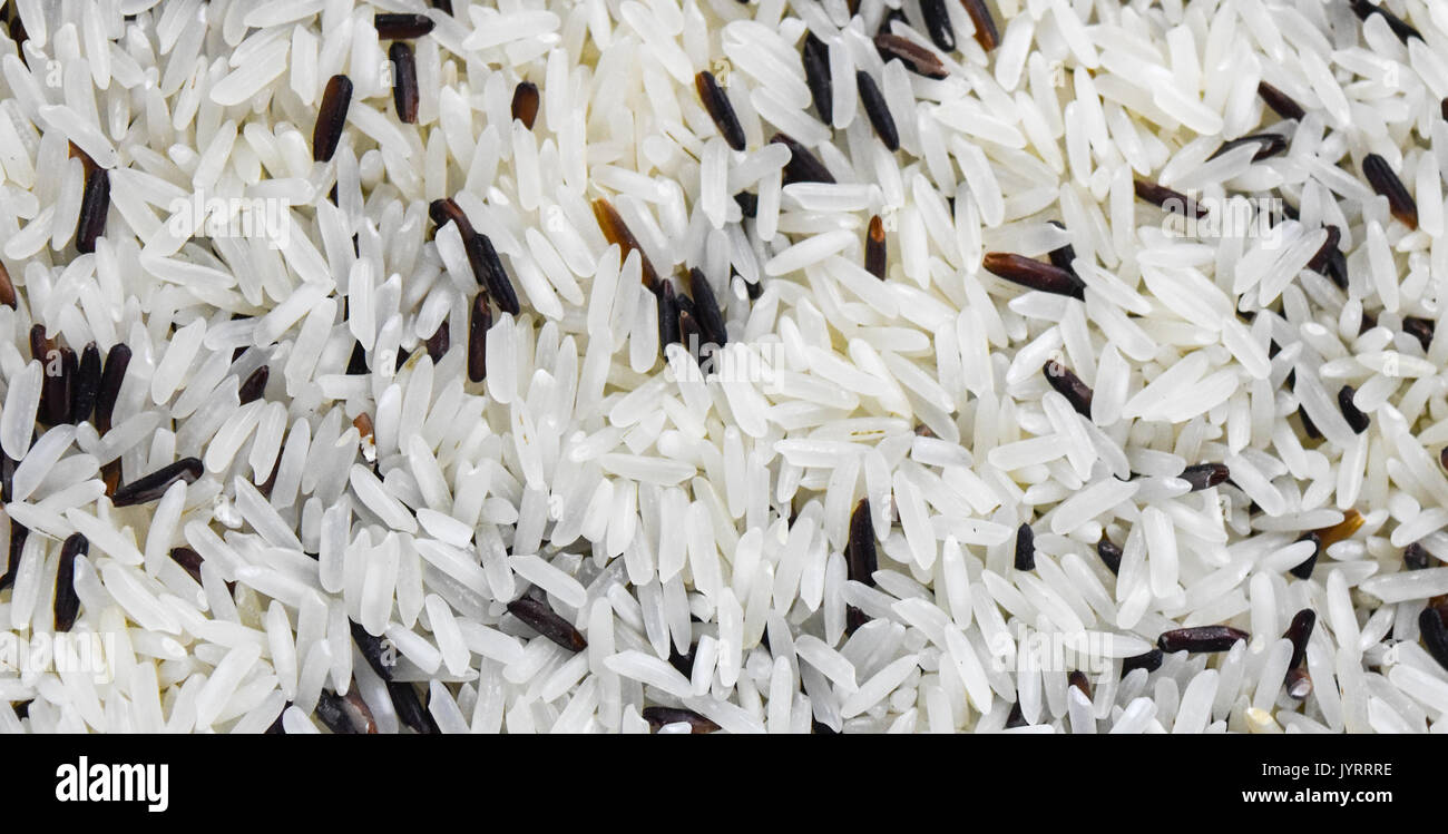 mix rice white and black Stock Photo - Alamy