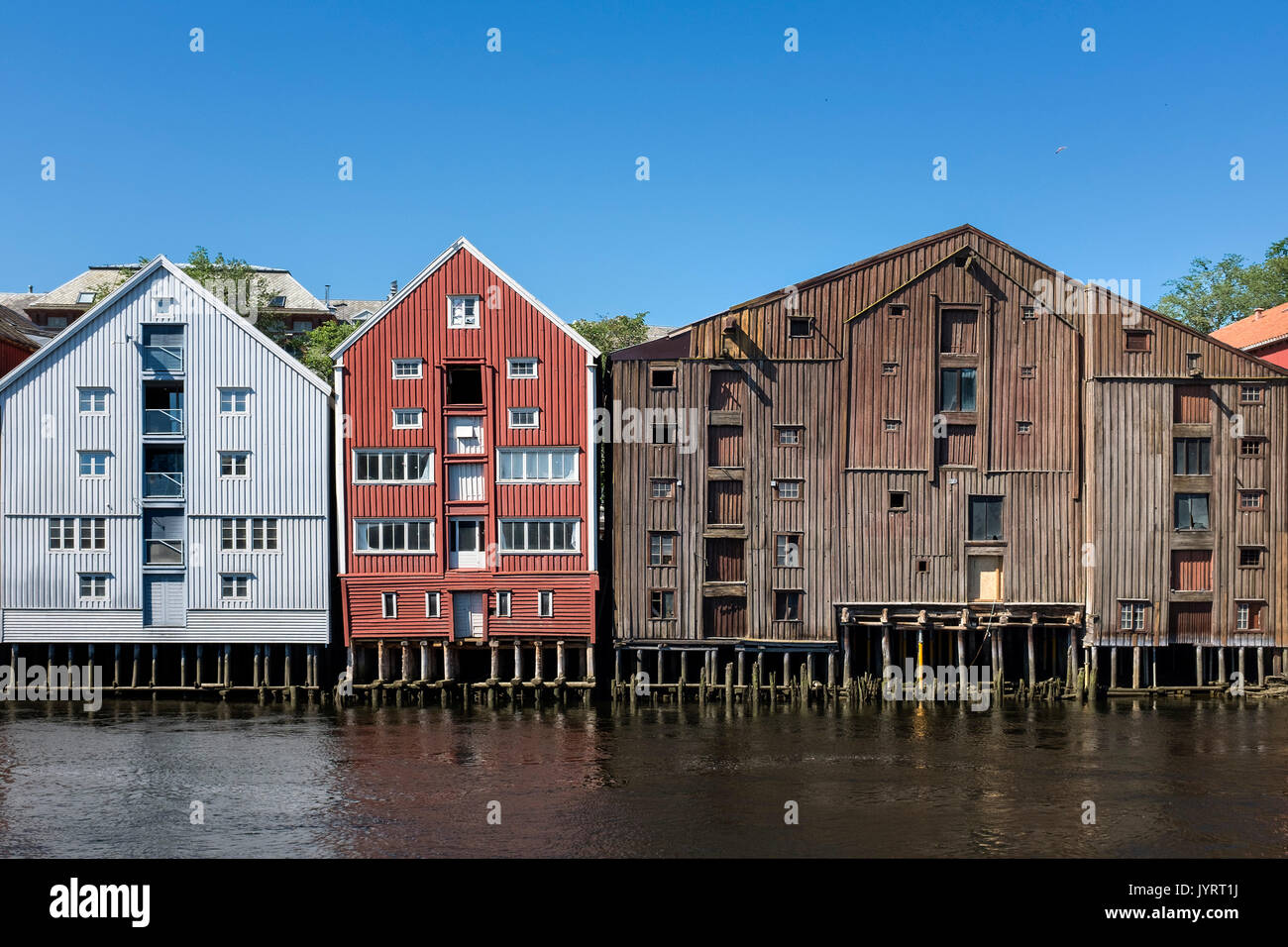 Norway, Trondheim, Traditional house Stock Photo - Alamy
