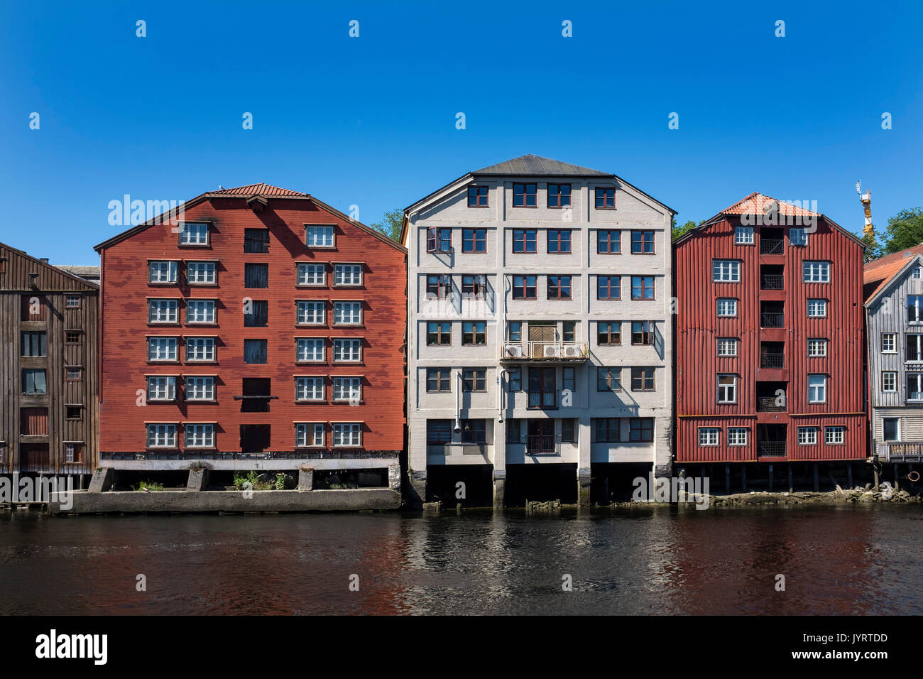 Norway, Trondheim, Traditional house Stock Photo - Alamy