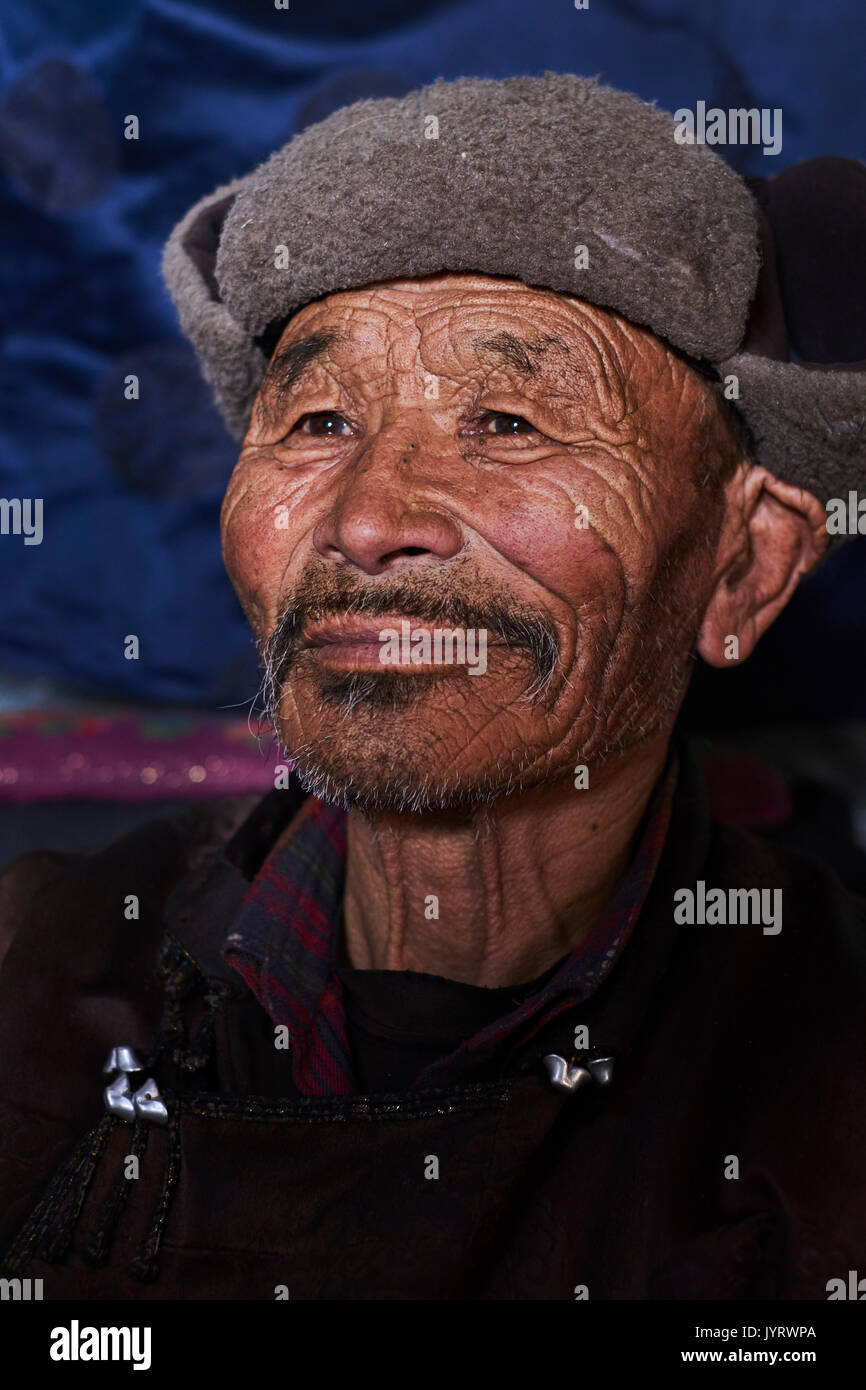 Mongolia, Khovsgol province, Tuva man Stock Photo - Alamy