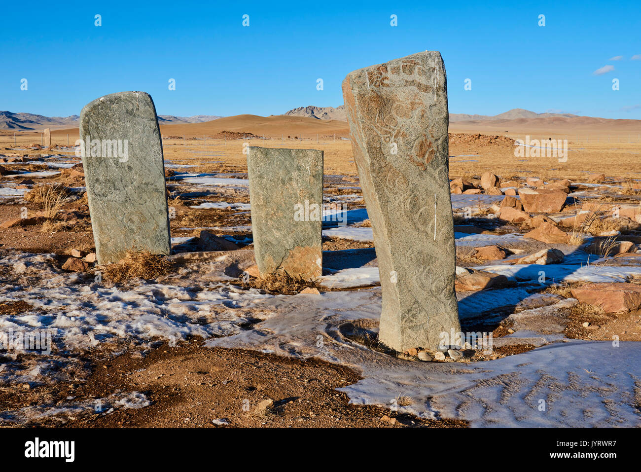Deer stone menhir hi-res stock photography and images - Alamy