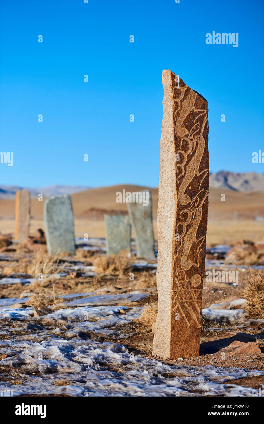 Reindeer stone mongolia hi-res stock photography and images - Alamy