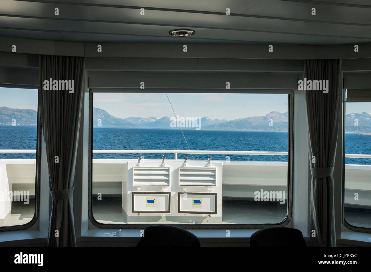 Norway, Ferry from Bognes to Lodingen Stock Photo - Alamy