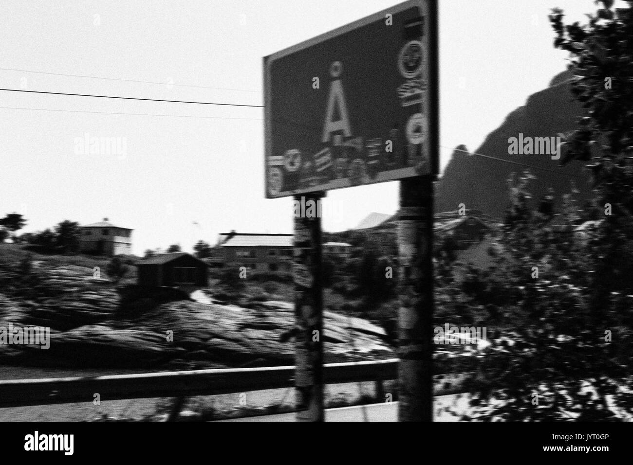 Island scandinavian Black and White Stock Photos & Images - Alamy