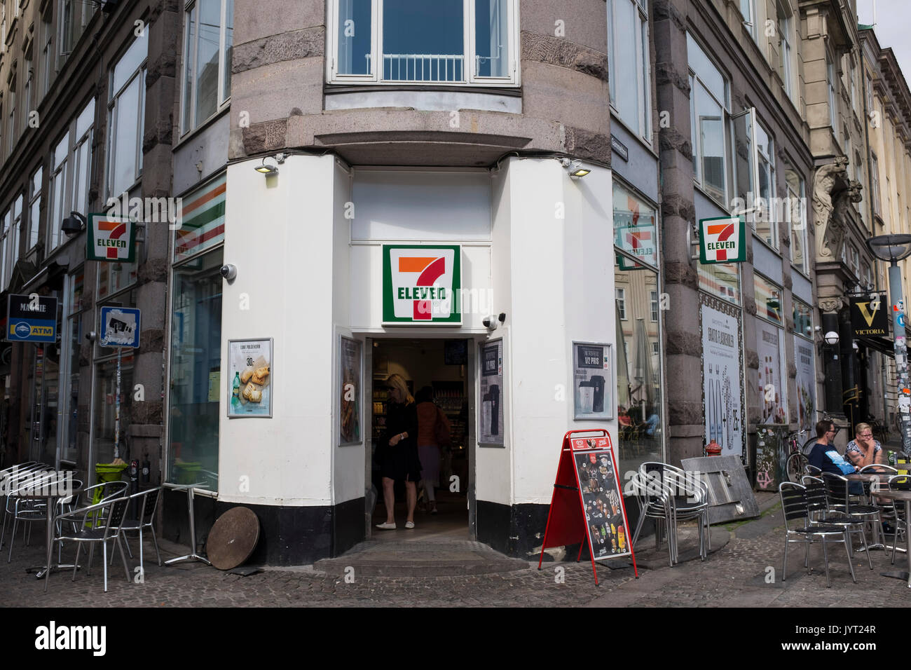 Denmark, Copenaghen, 7 Eleven shop Stock Photo - Alamy
