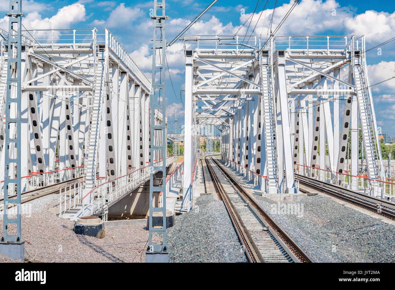 Three railway bridges Stock Photo - Alamy