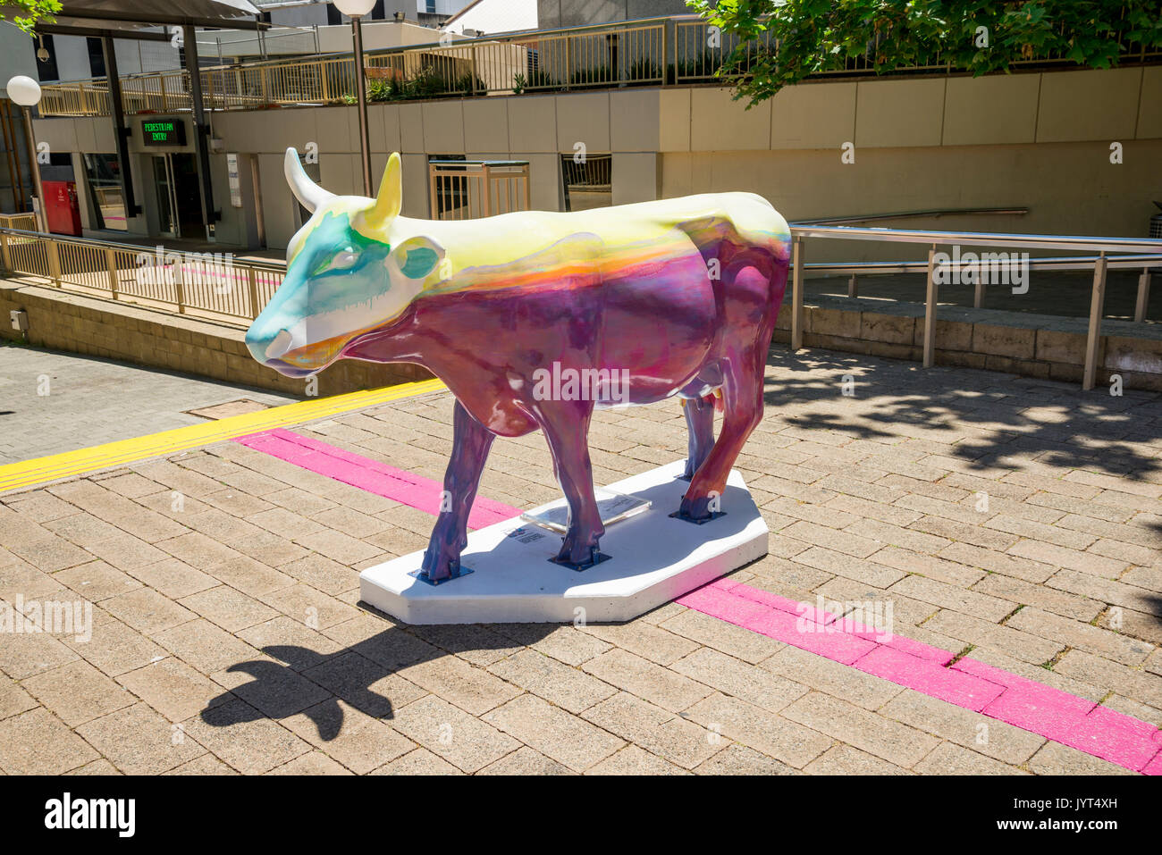 Painted Cow Statue High Resolution Stock Photography and Images - Alamy