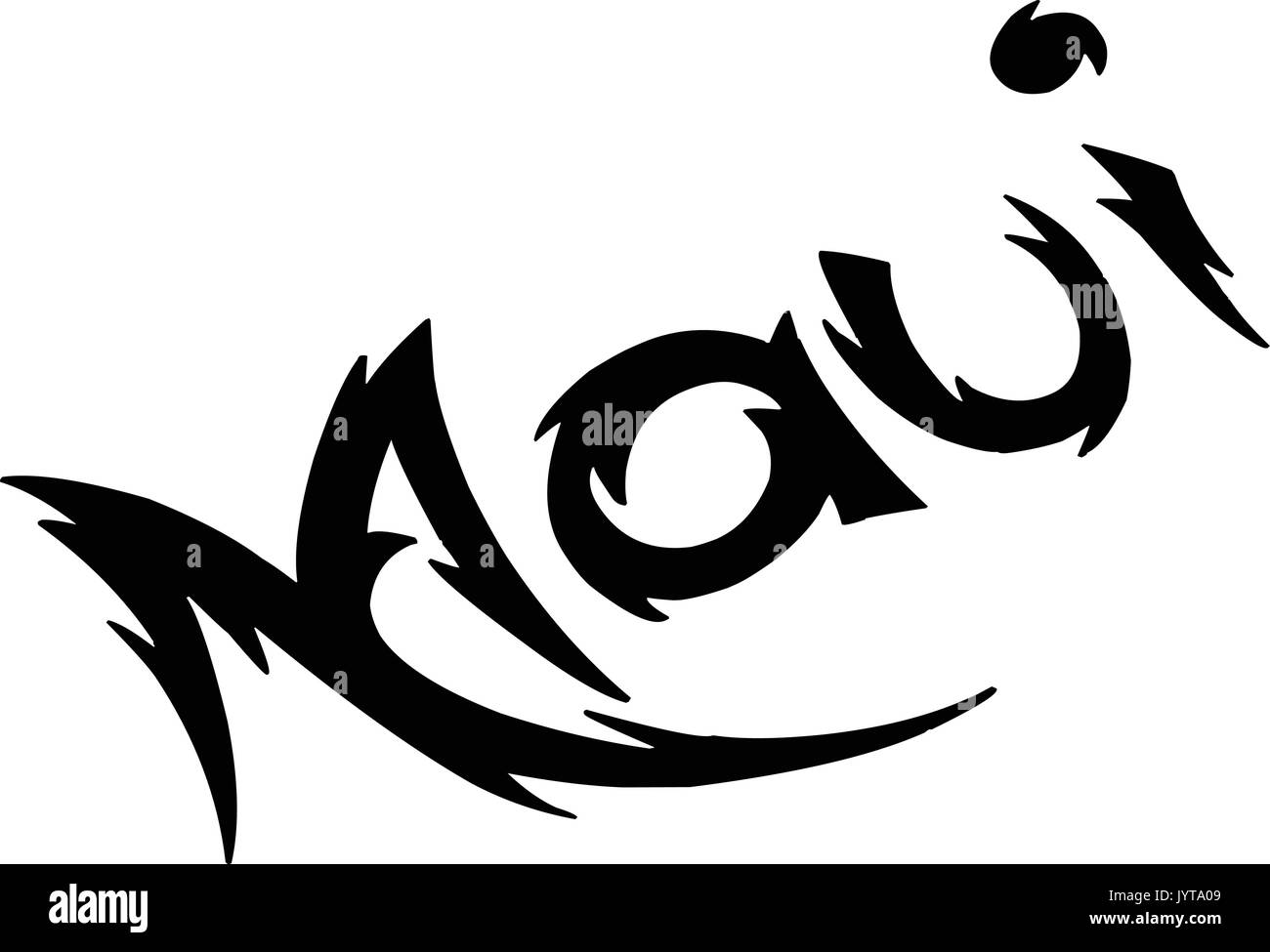 Maui Cut Out Stock Images & Pictures - Alamy