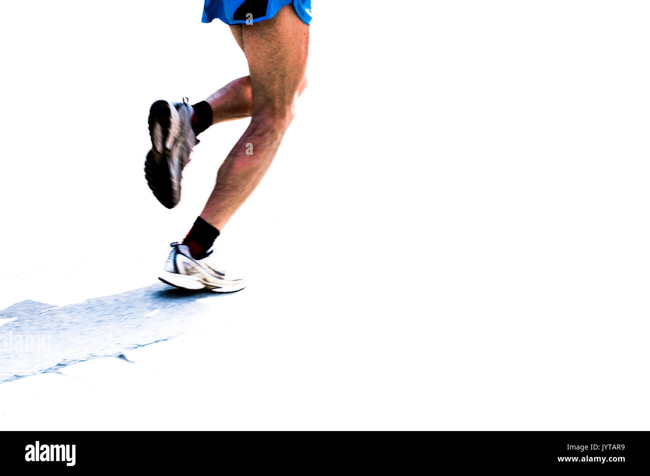Marathon runner Cut Out Stock Images & Pictures - Alamy