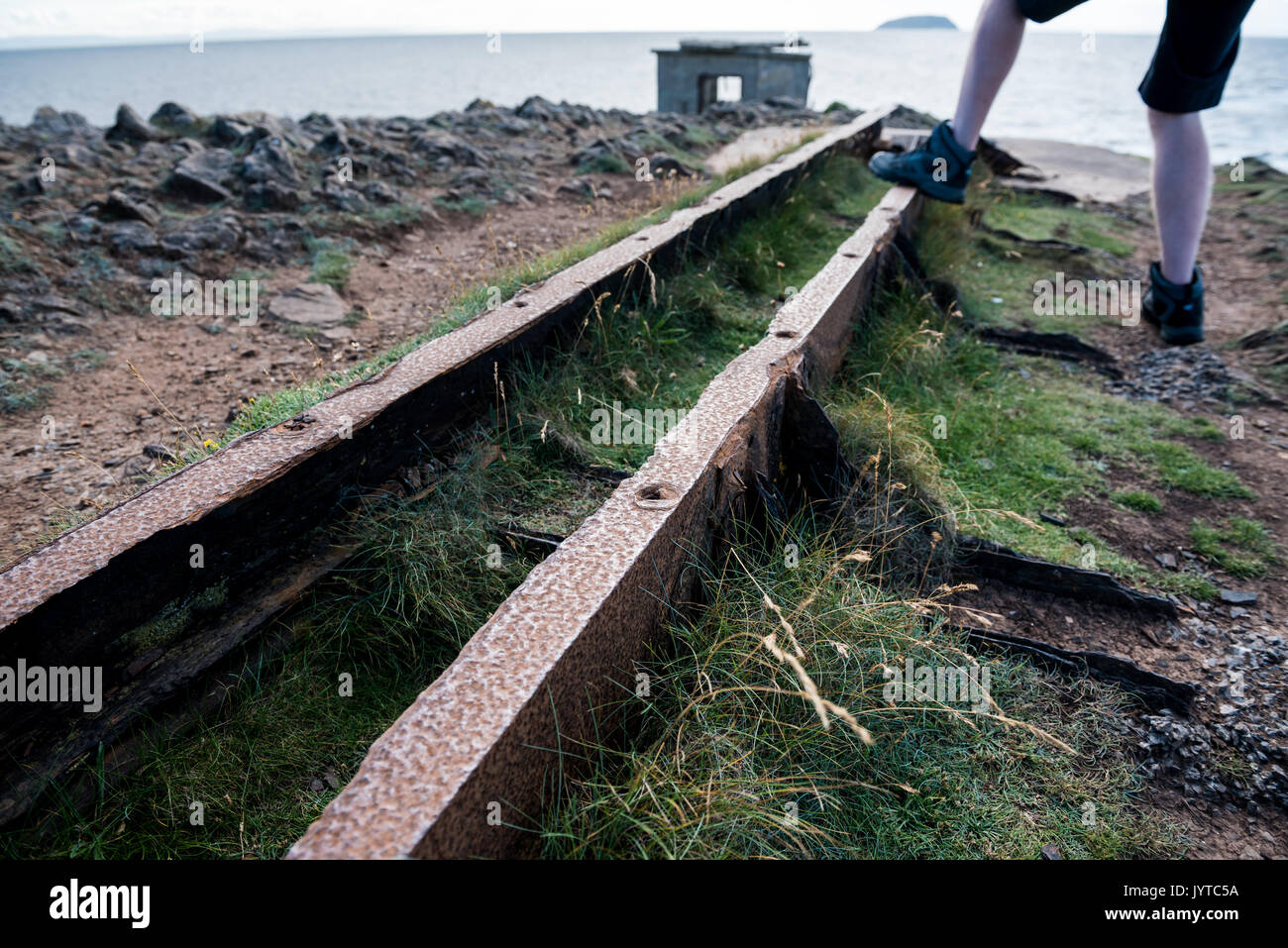 Brean down coastal path hi-res stock photography and images - Alamy