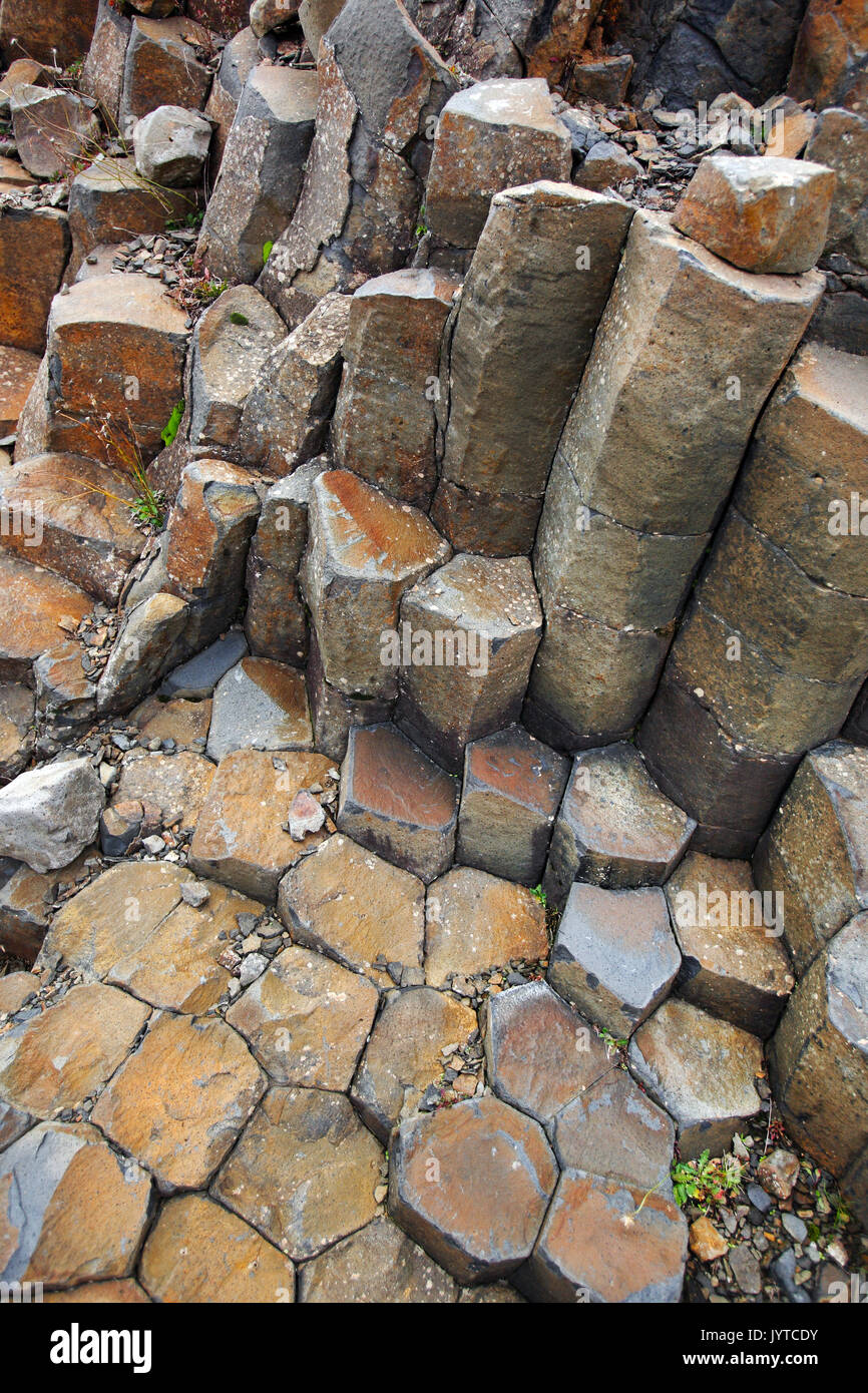 Basalt columns near falls creek hi-res stock photography and images - Alamy