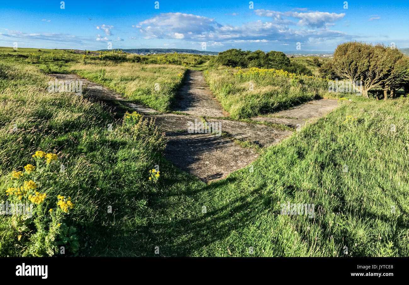 Brean down coastal path hi-res stock photography and images - Alamy