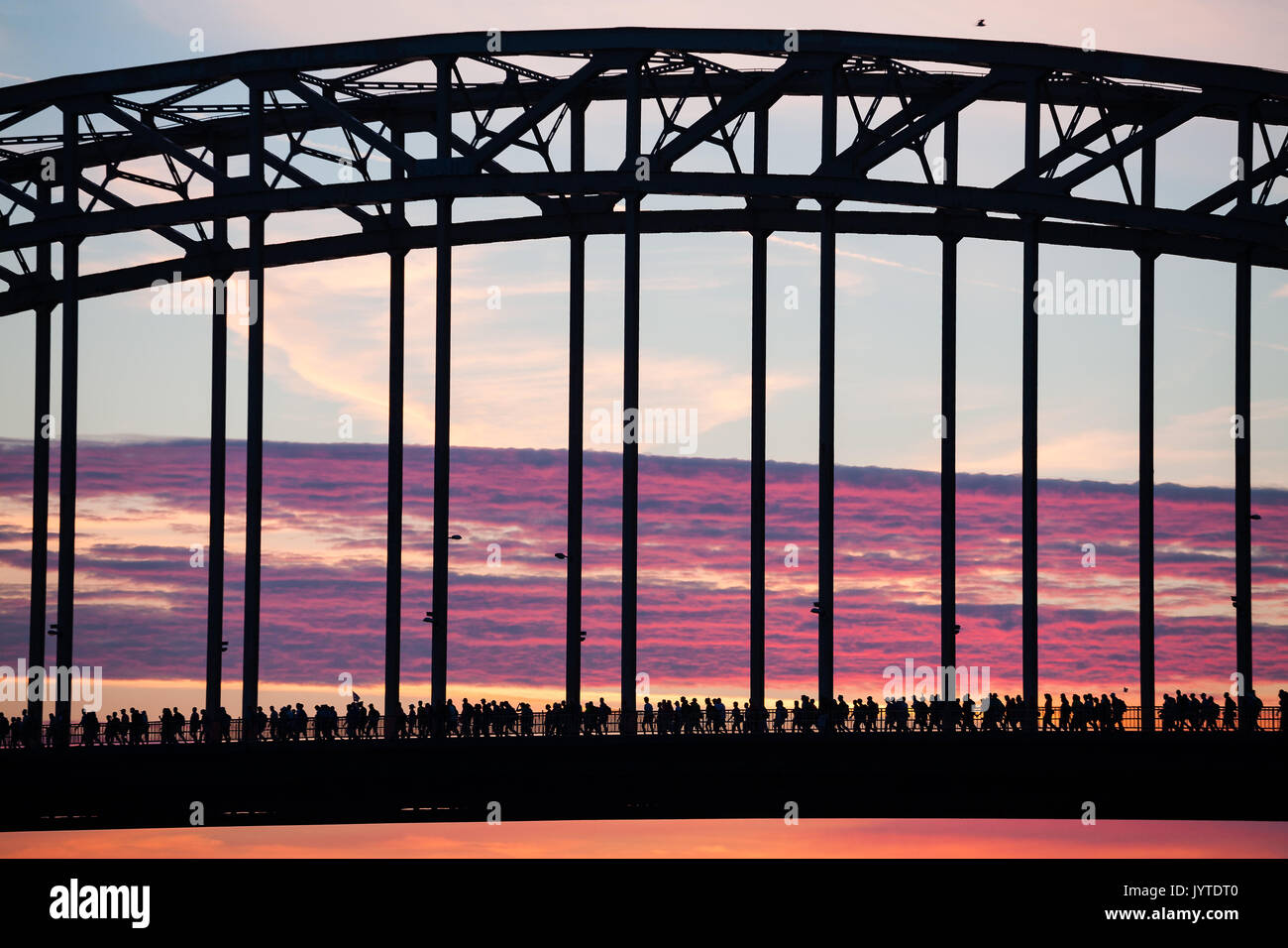 Participants of the 101st annual International Four Days Marches cross ...