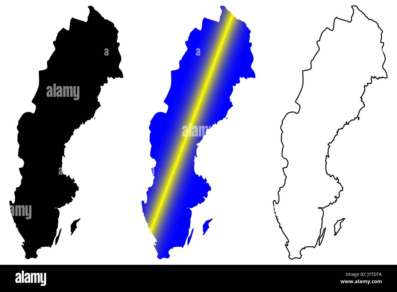 Sweden map vector illustration, scribble sketch Sweden Stock Vector Image & Art - Alamy