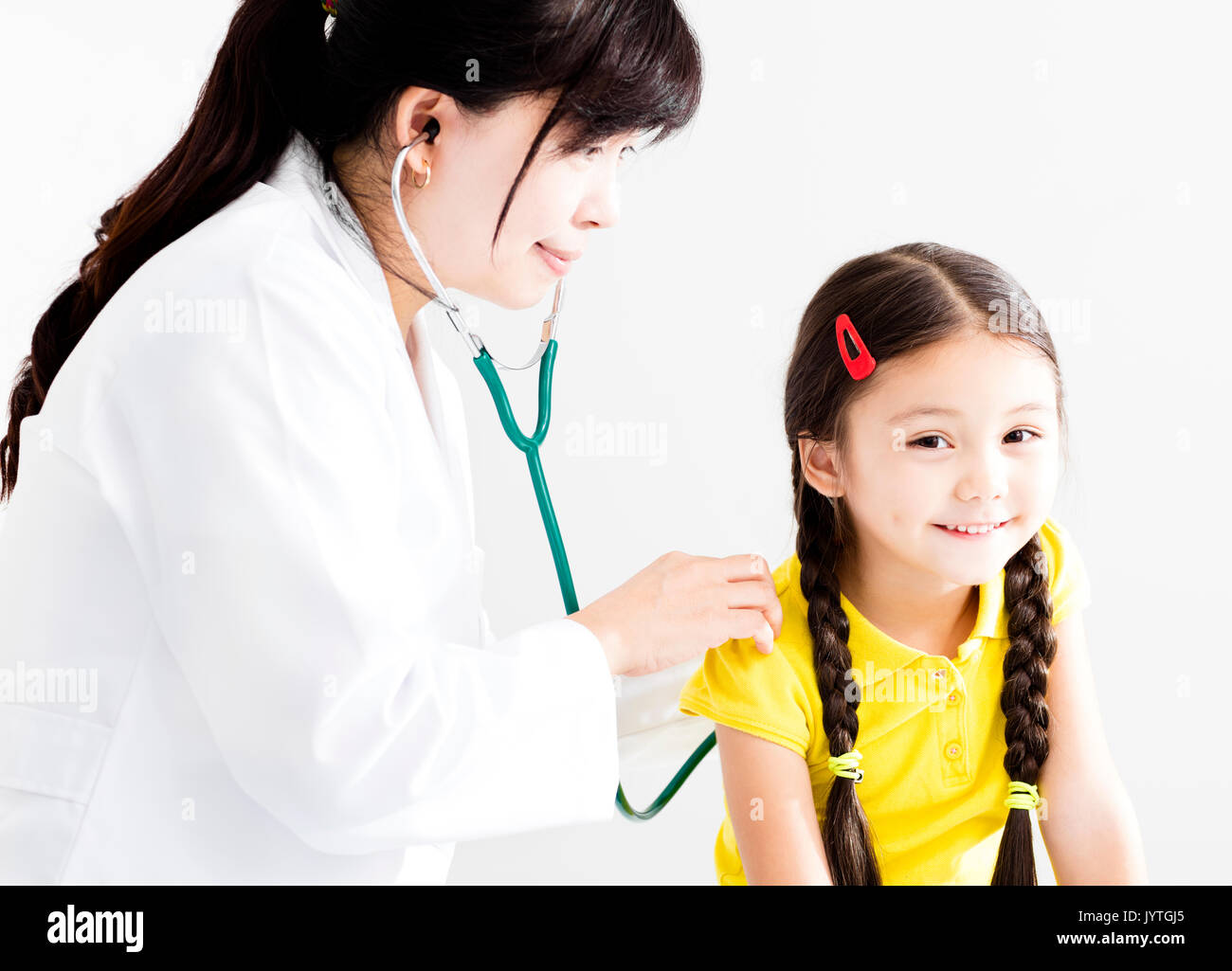 Girl doctor exam hi-res stock photography and images - Alamy