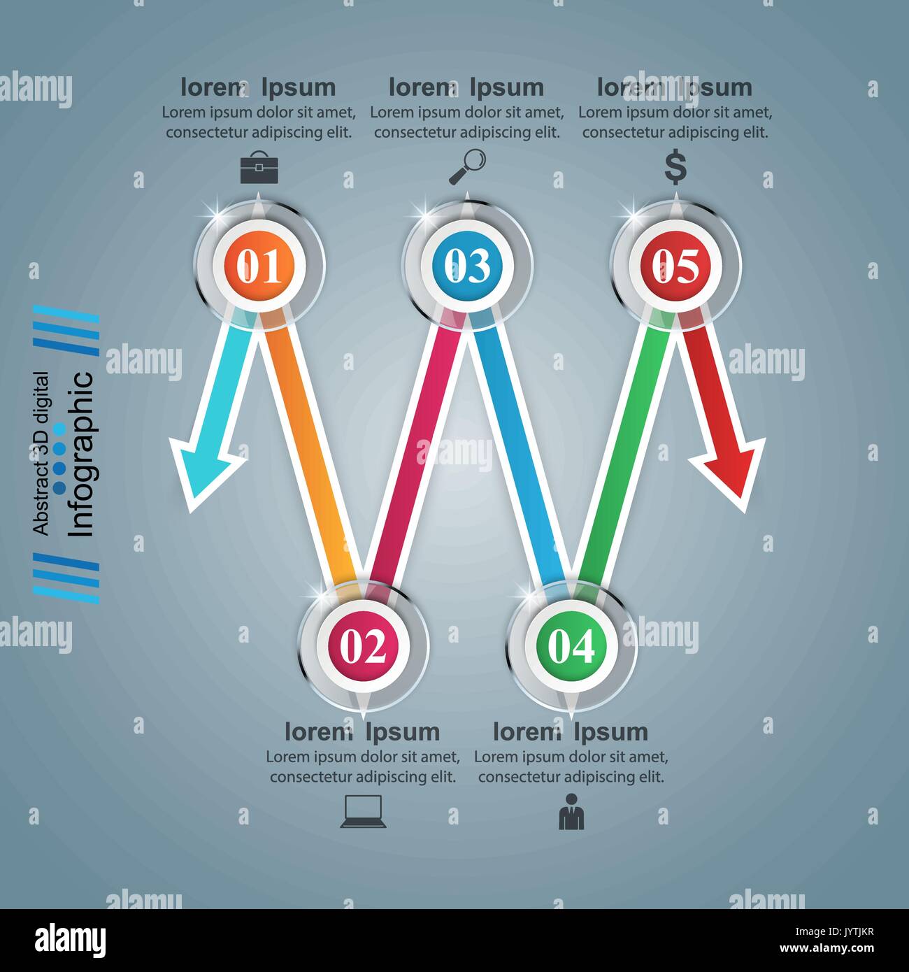 Infographic icons. Arrows icon Stock Vector Image & Art - Alamy