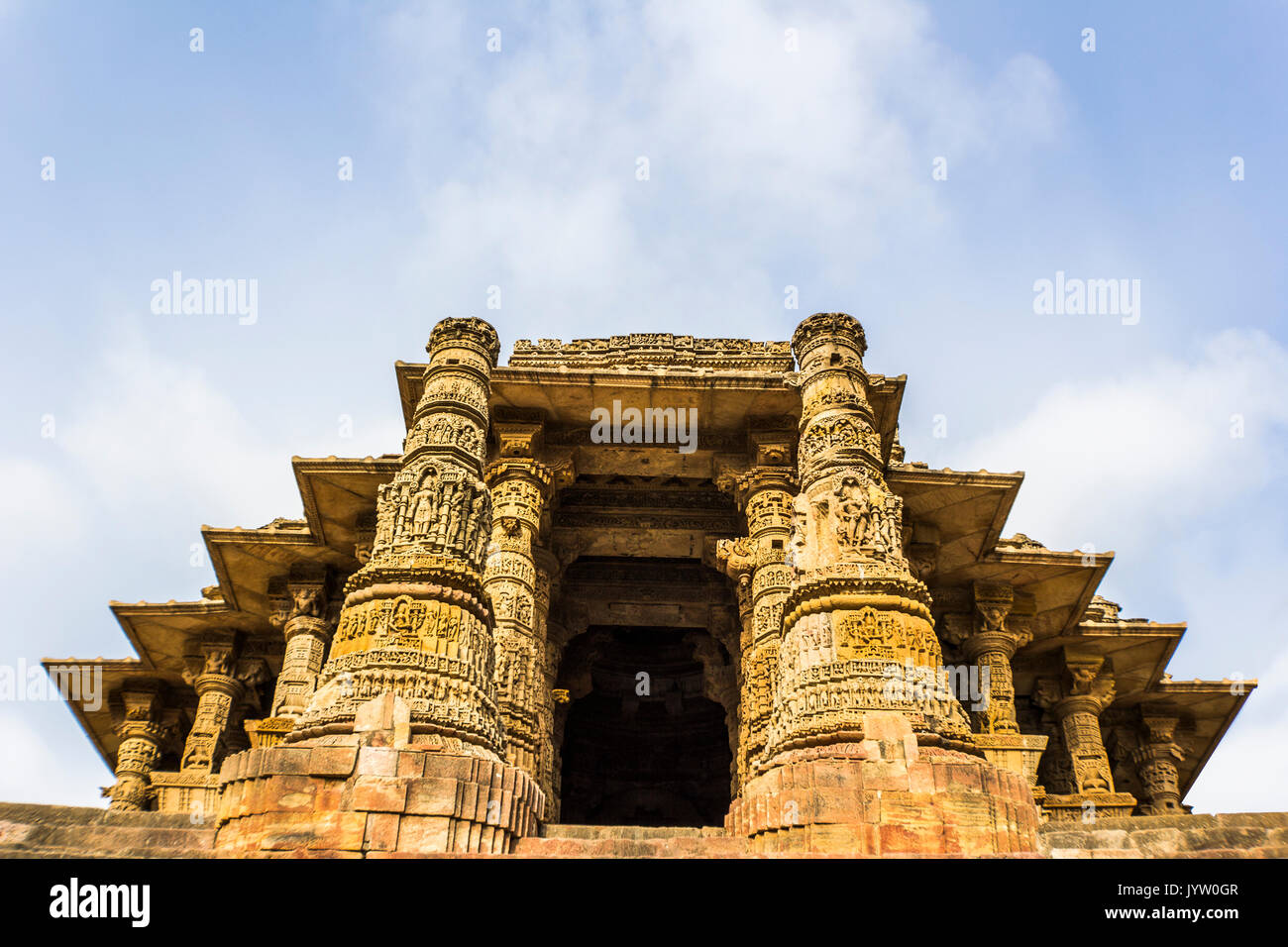Sun temple modhera hi-res stock photography and images - Alamy
